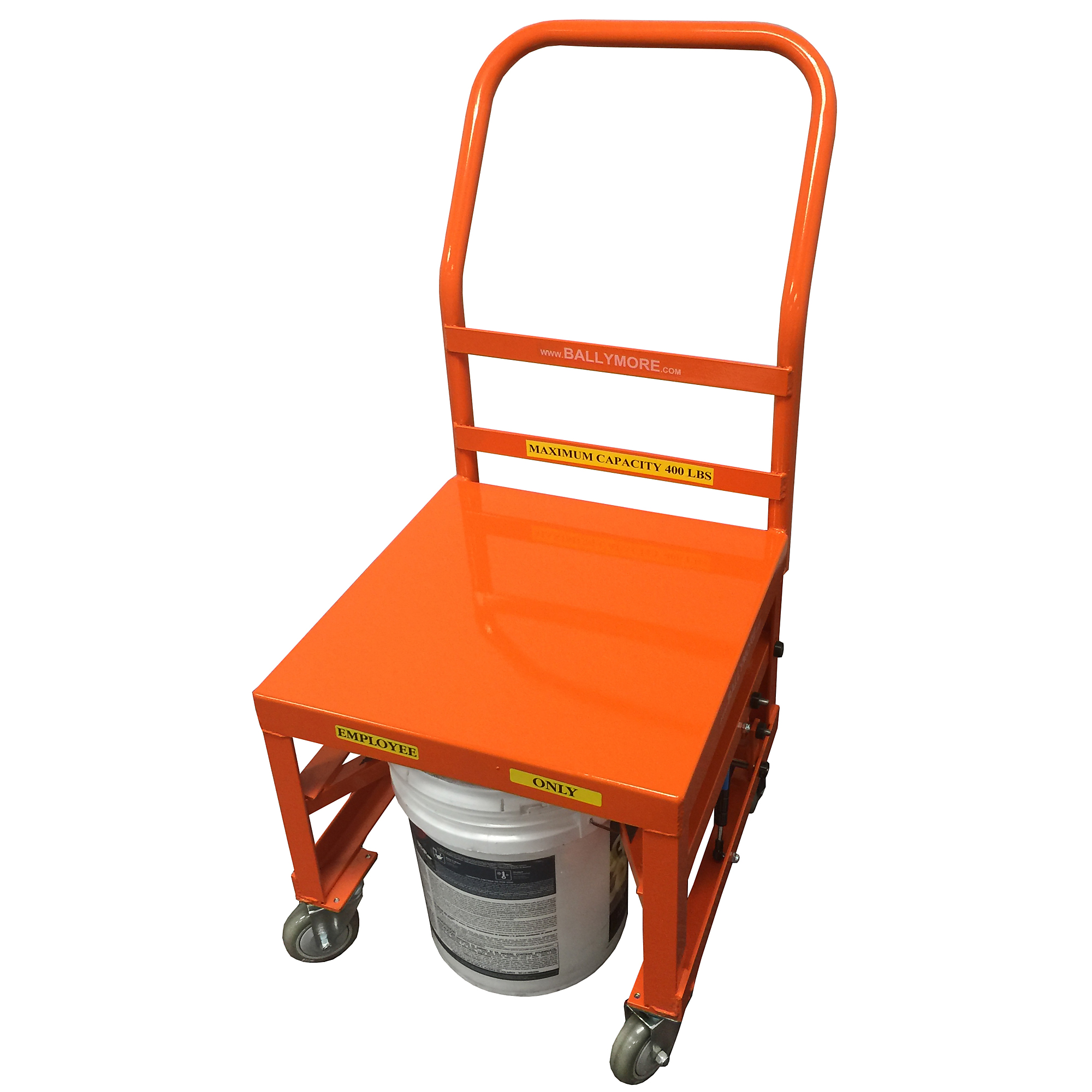 Ballymore, Heavy Duty Paint Cart, Total Capacity 400 lb, Shelves (qty ...