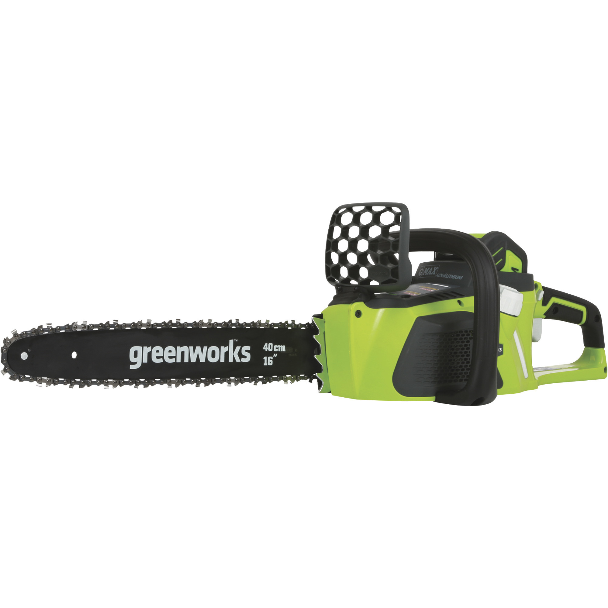 Greenworks G MAX 40V Li Ion Cordless Chainsaw 16in. Bar 4.0Ah Model 20312 Northern Tool