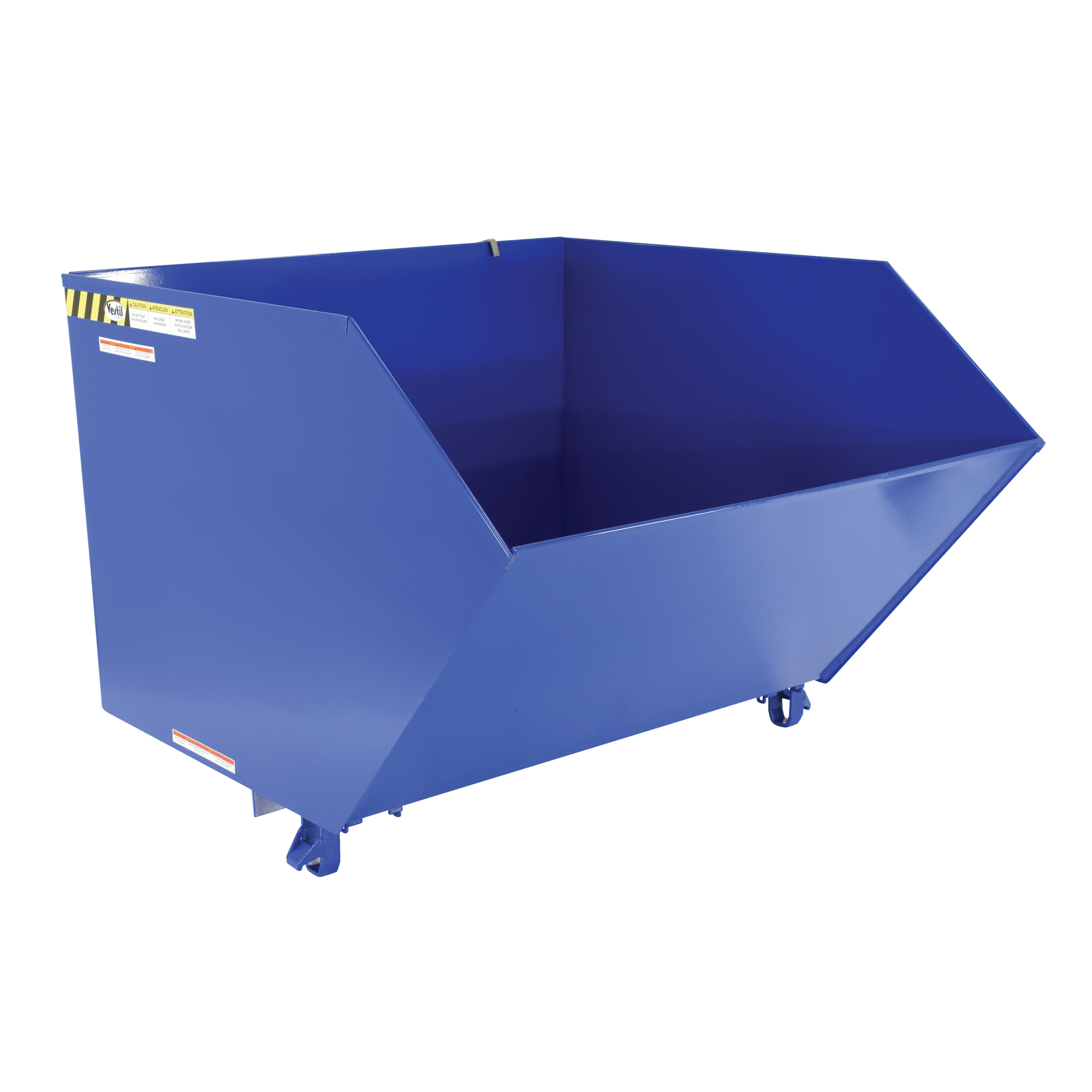 Vestil, Heavy low profile dumping hopper 2 cubic yard, Capacity 6000 lb ...