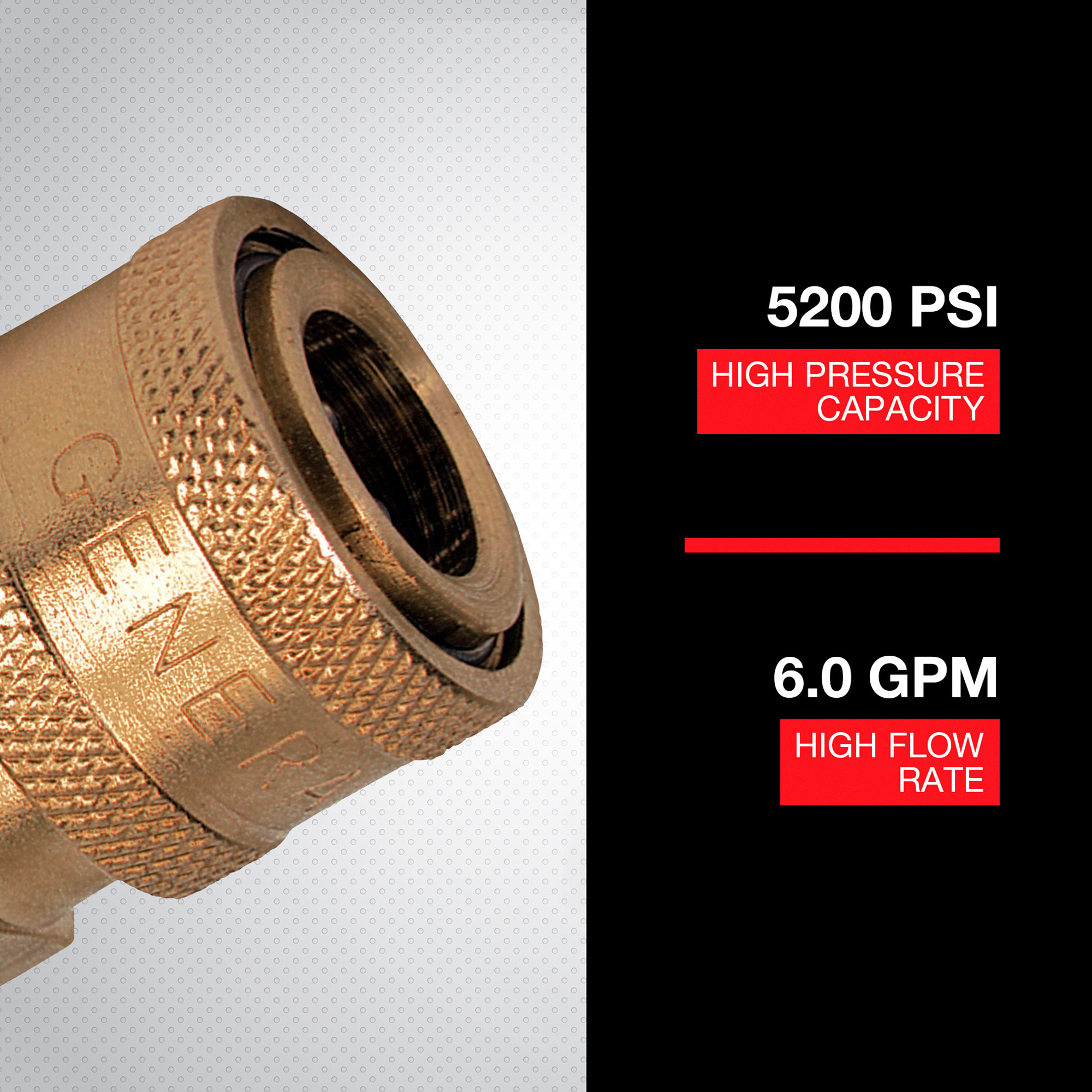 NorthStar Brass Pressure Washer Quick Coupler — 1/4in. NPT-F, 5200 PSI ...