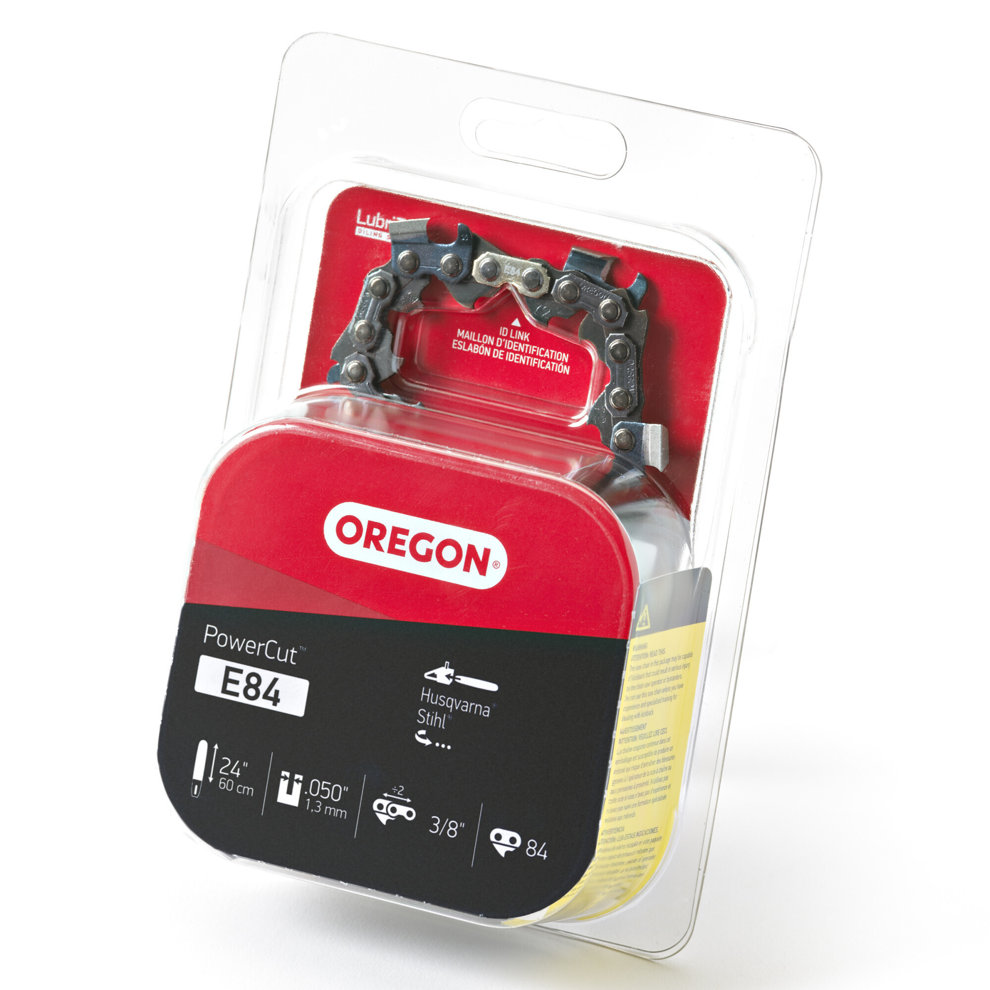 Oregon, PowerCut Chainsaw Chain, Bar Length 24 in, Chain Pitch 3/8 in ...