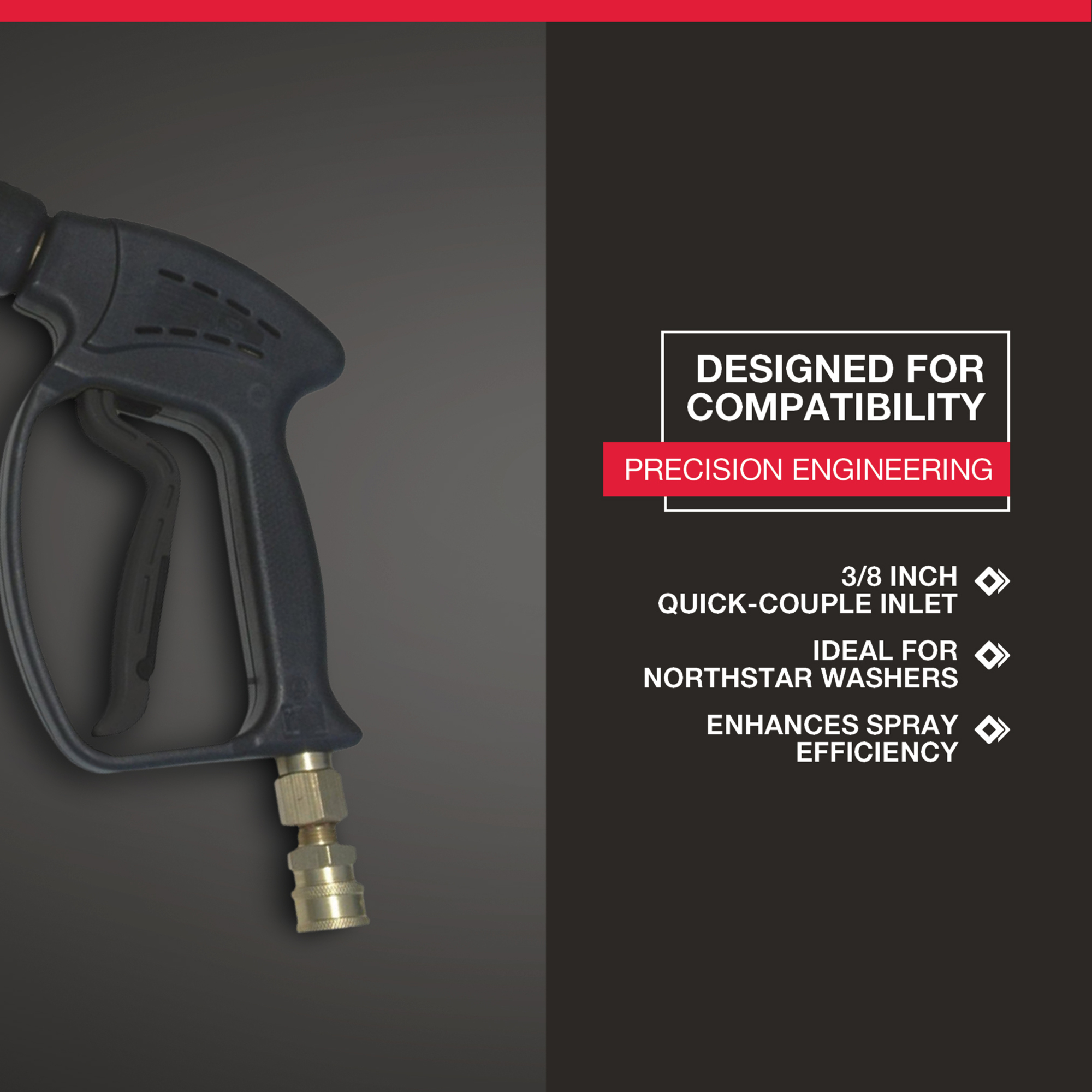 NorthStar Pressure Washer Trigger Spray Gun/Lance Combo, 5000 PSI, 10.5 ...