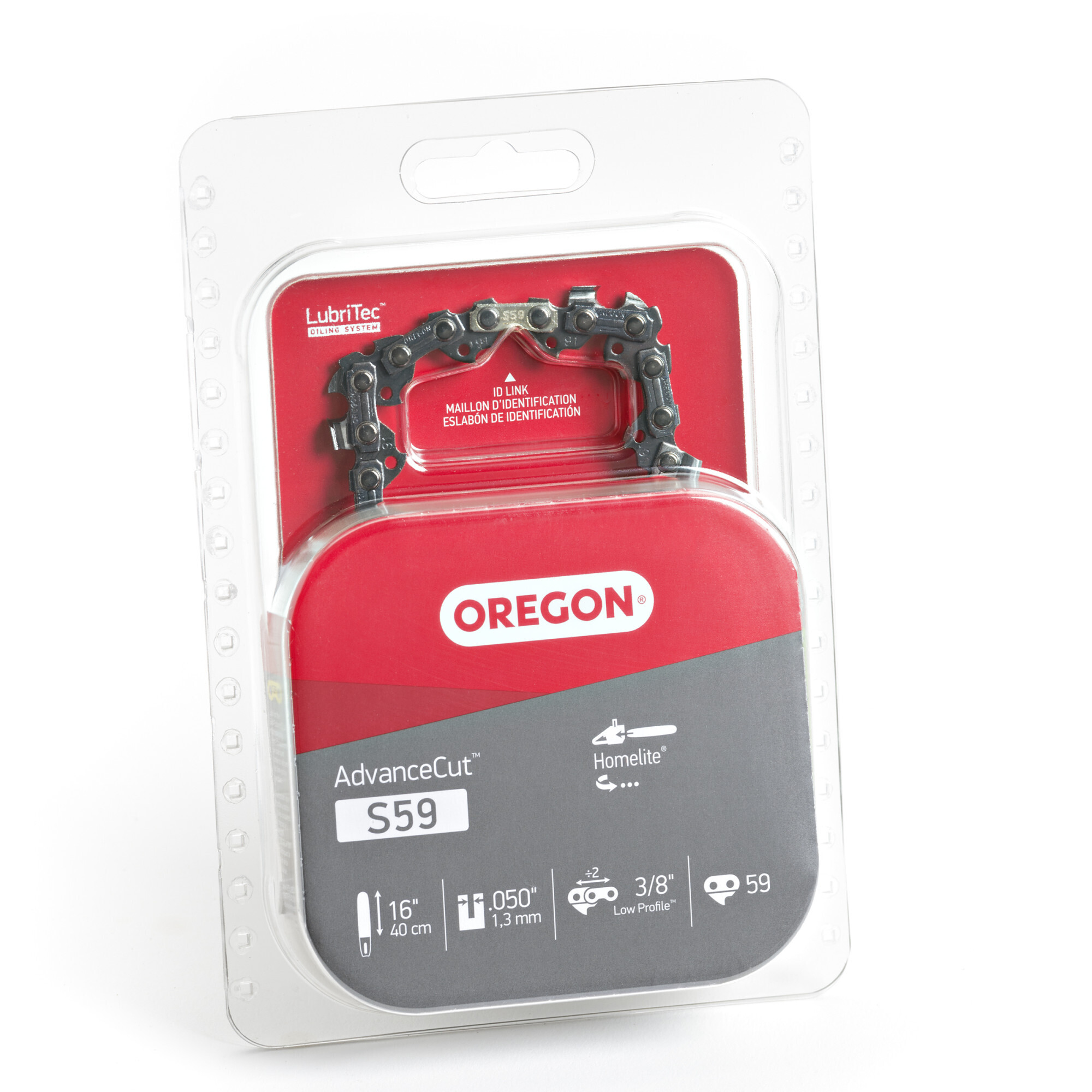 Oregon, ControlCut Chainsaw Chain, Bar Length 16 in, Chain Pitch 3/8 in ...