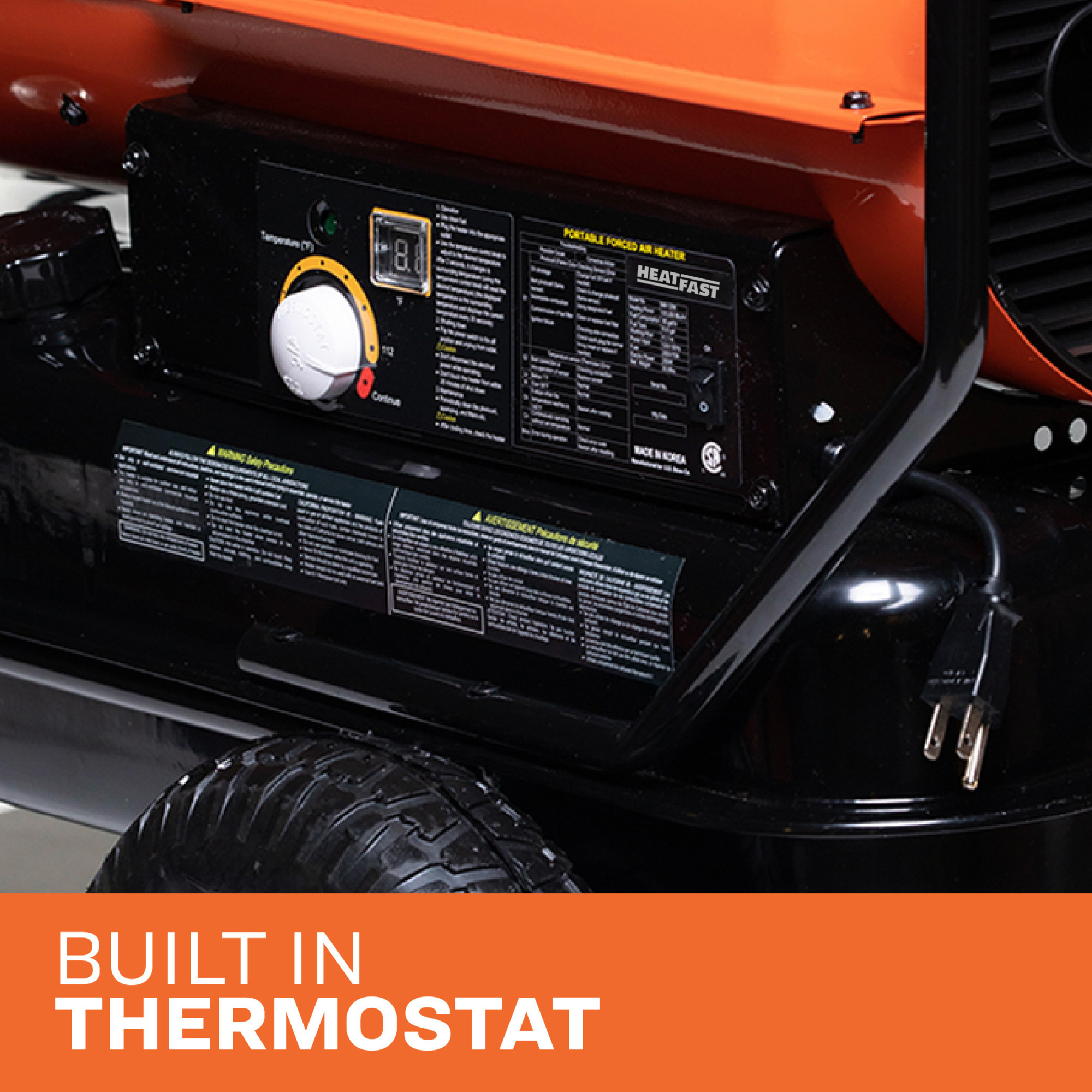 Heat Fast, Kerosene Forced Air Heater, Max. Heat Output 175k Btu/hour ...