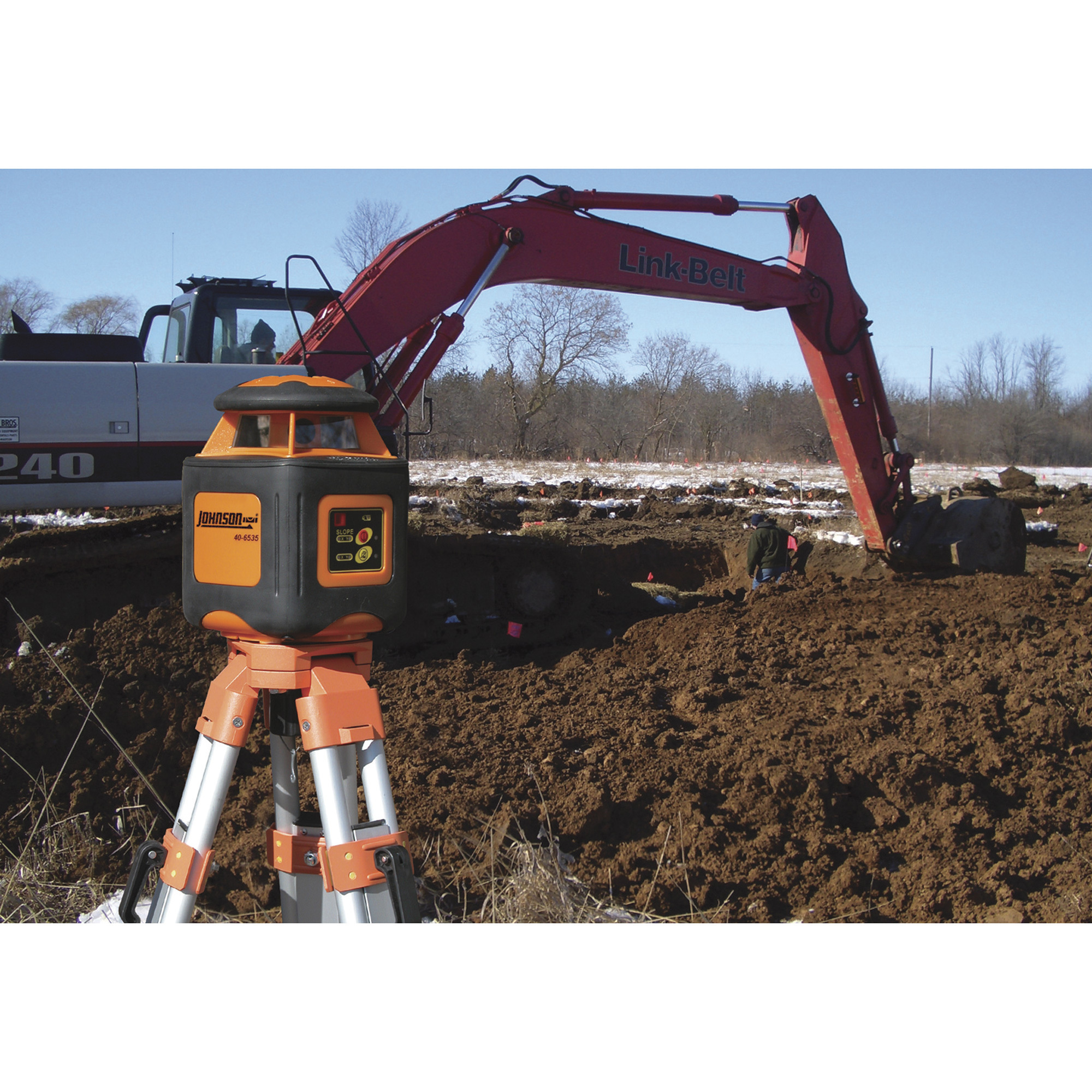 Johnson Level & Tool Electronic Self-Leveling Rotary Laser Level, Model ...