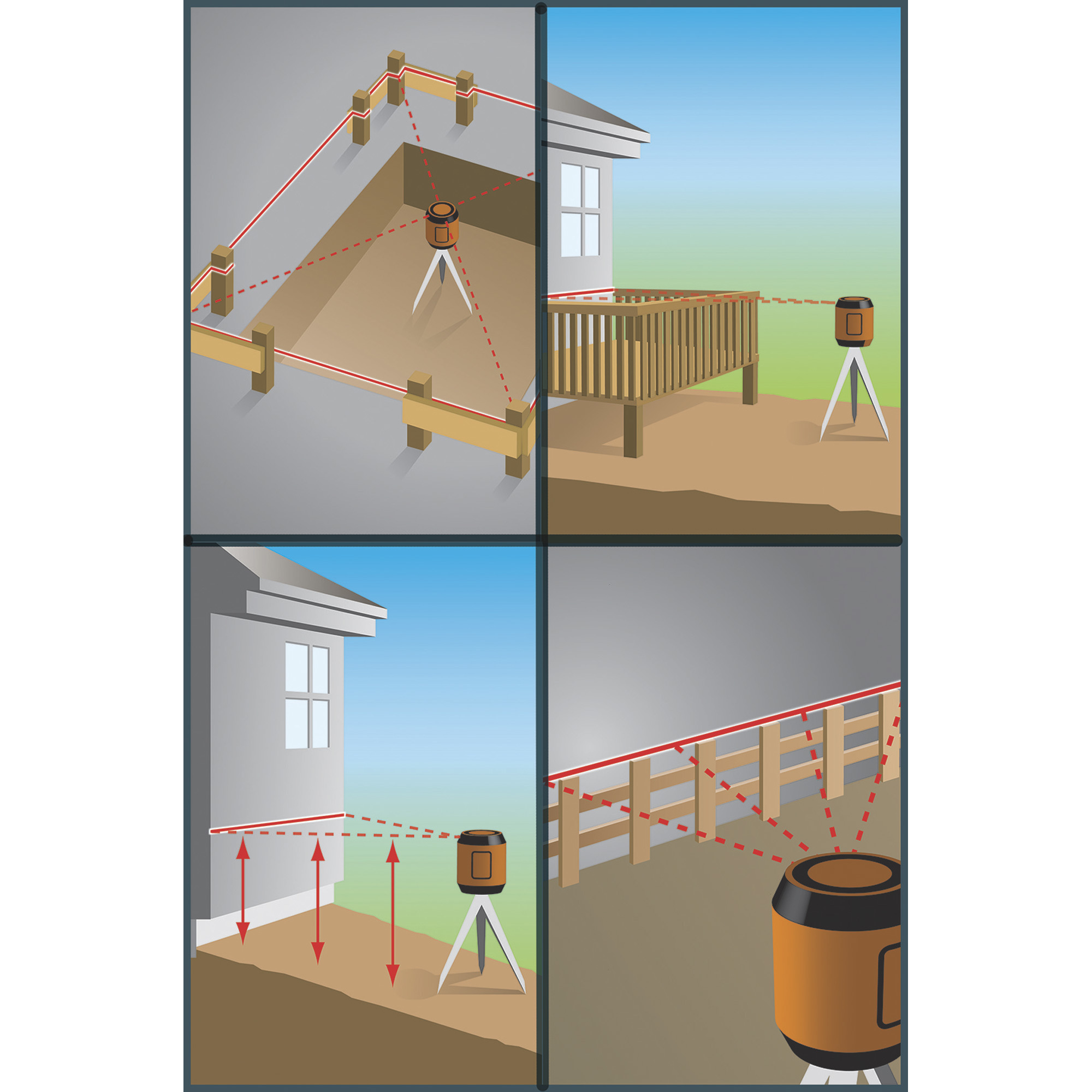 Johnson Level & Tool Electronic Self-Leveling Rotary Laser Level, Model ...