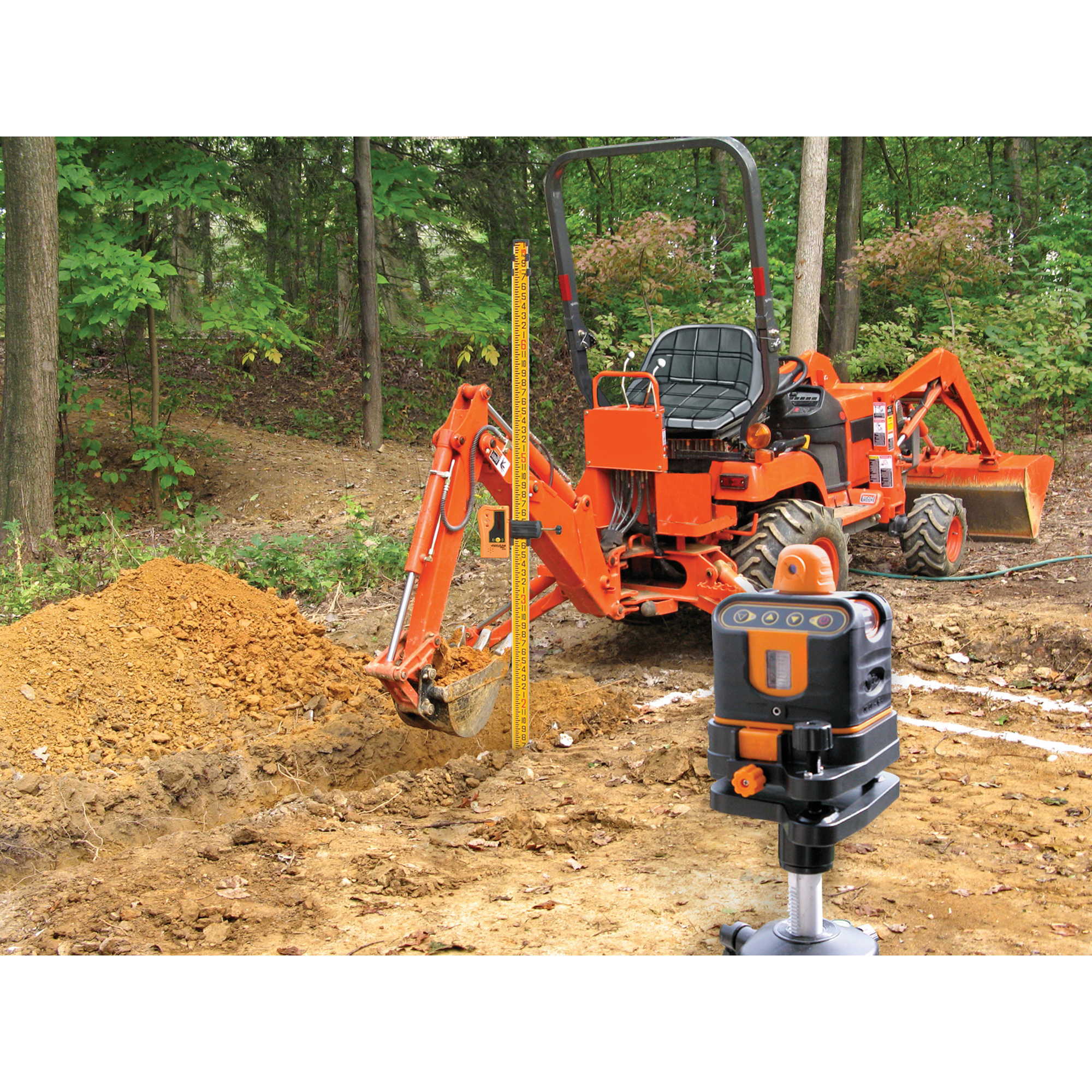 Johnson Level & Tool Manual-Leveling Rotary Laser Level, Model# 40-6502 ...