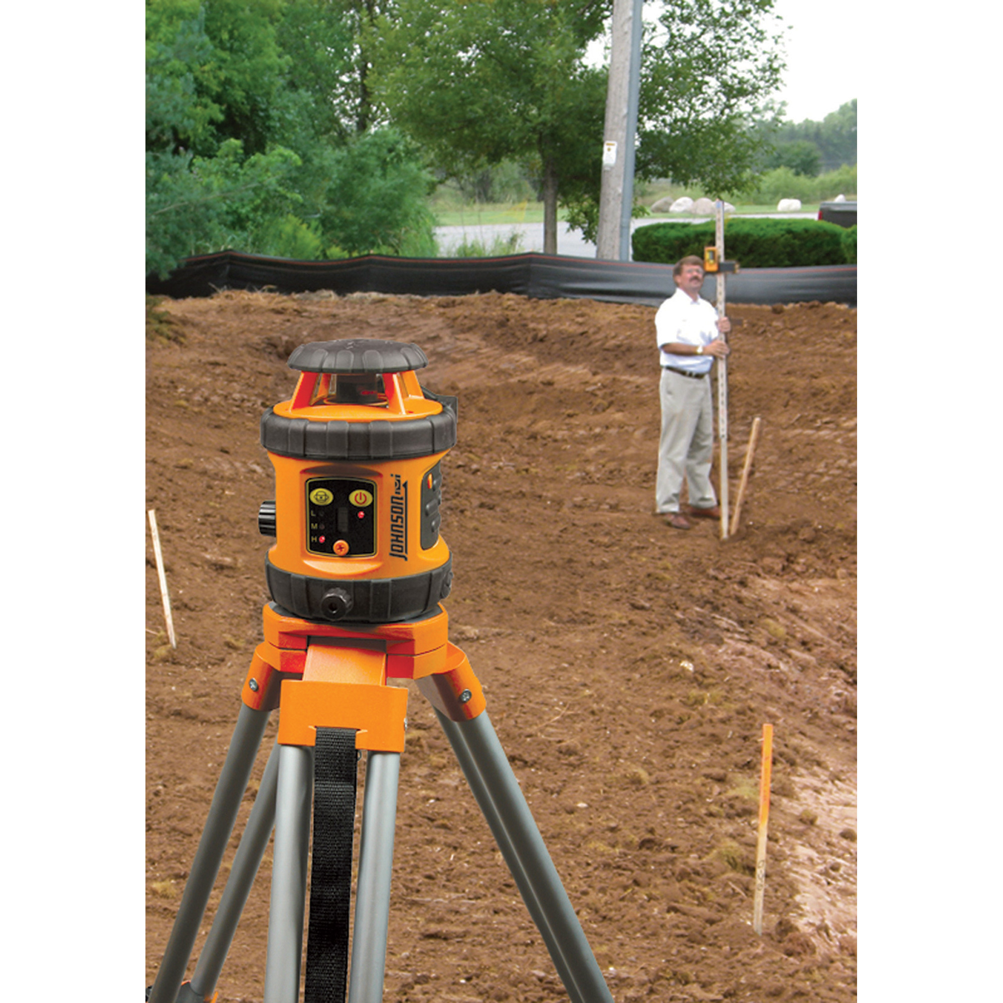 Johnson Level & Tool Self-Leveling Rotary Laser Level, Model# 40-6515 ...