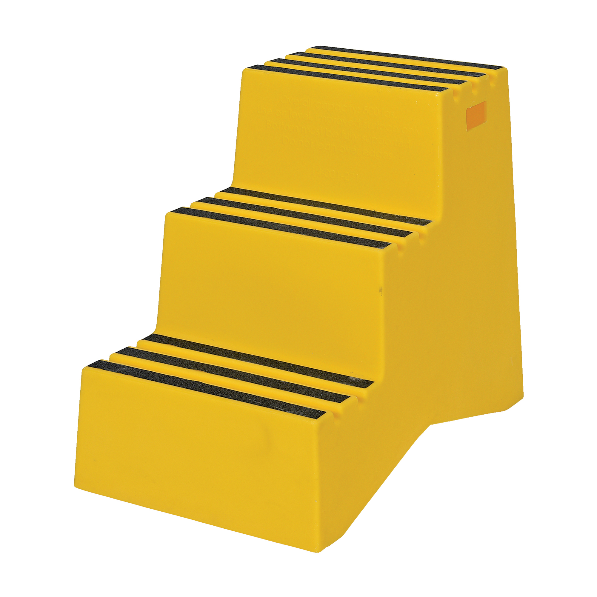 Vestil, Polystep stool 3 step, Capacity 500 lb, Material Polyethylene ...