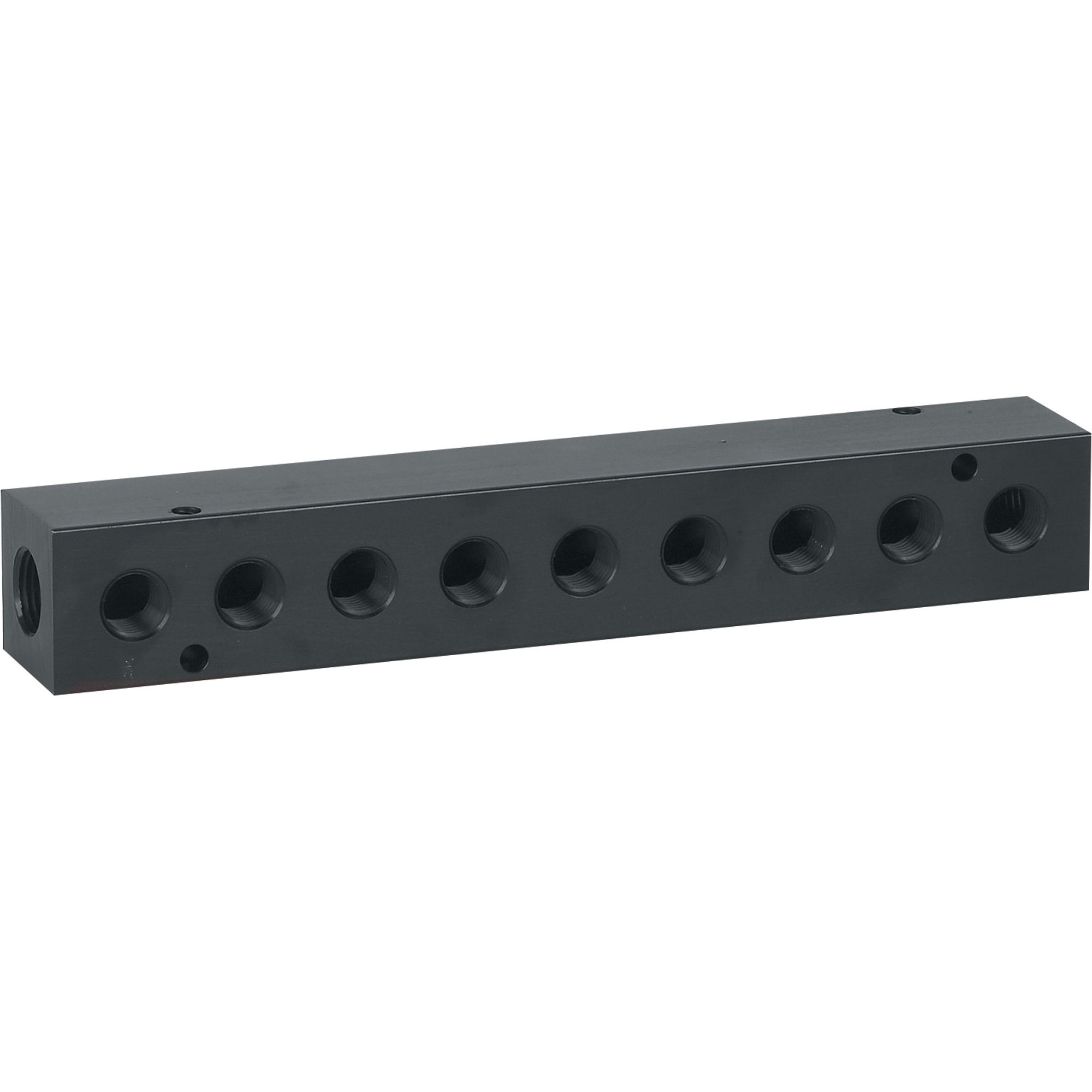 Polyconn Manifold — 9 Stations, 3/8in. NPT Outlet, 3/8in. NPT Inlet ...