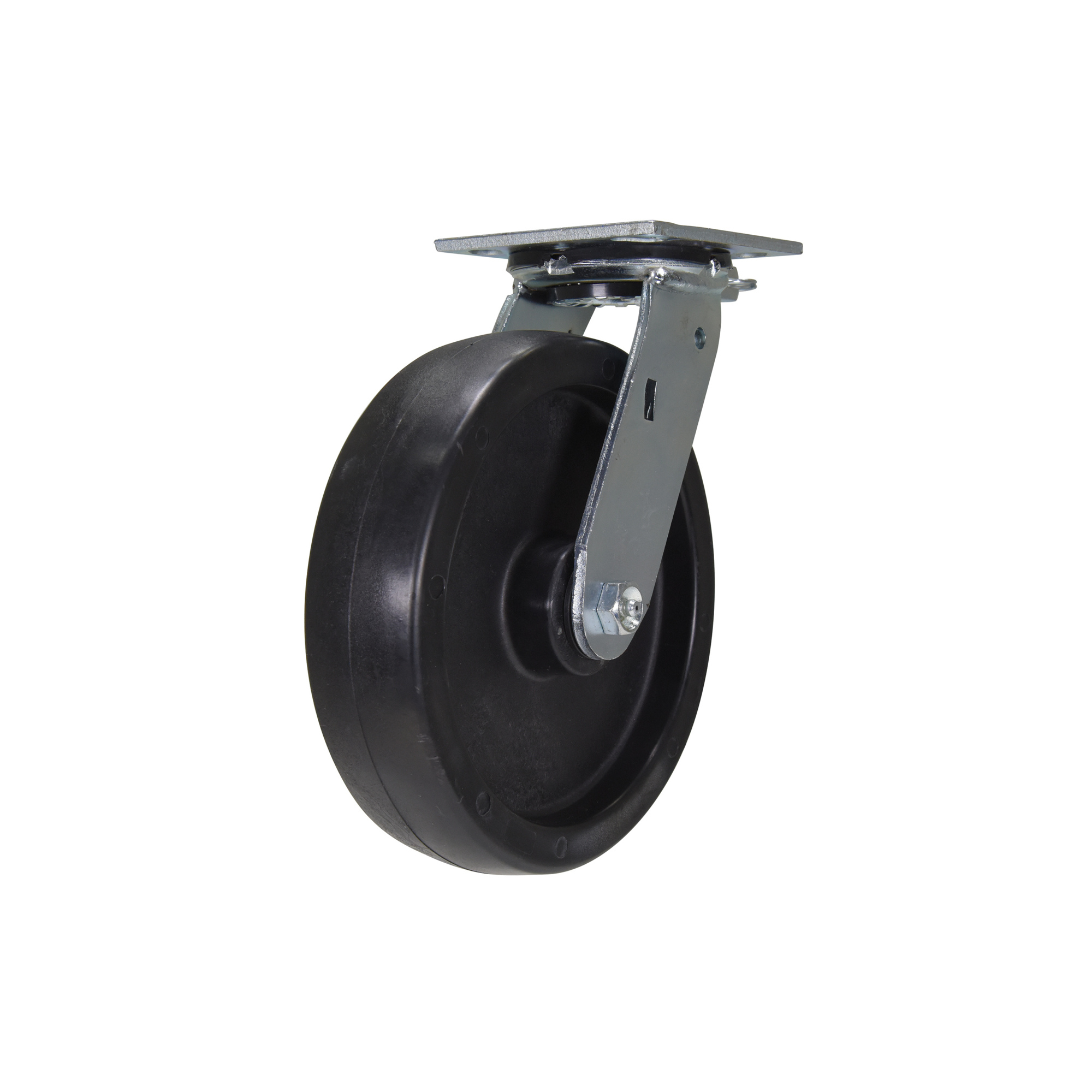 Vestil Nylon Swivel Caster - 4-Position Lock, 8in. x 2in., Glass Filled ...