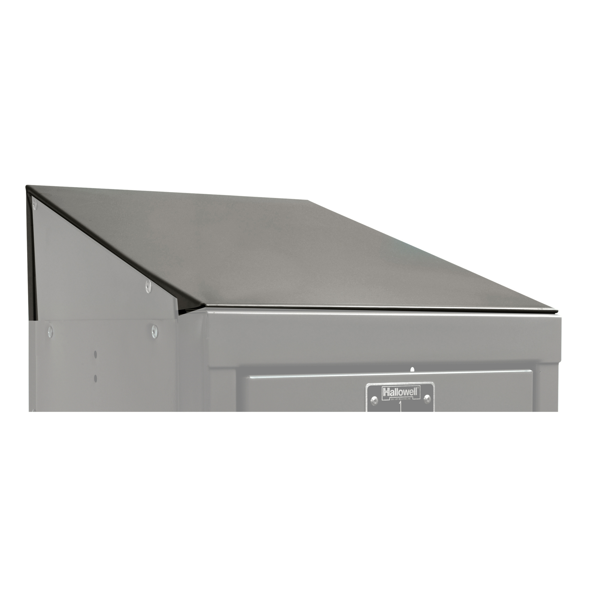 Hallowell, Individual Slope Top for locker, Height 5 in, Width 12 in ...