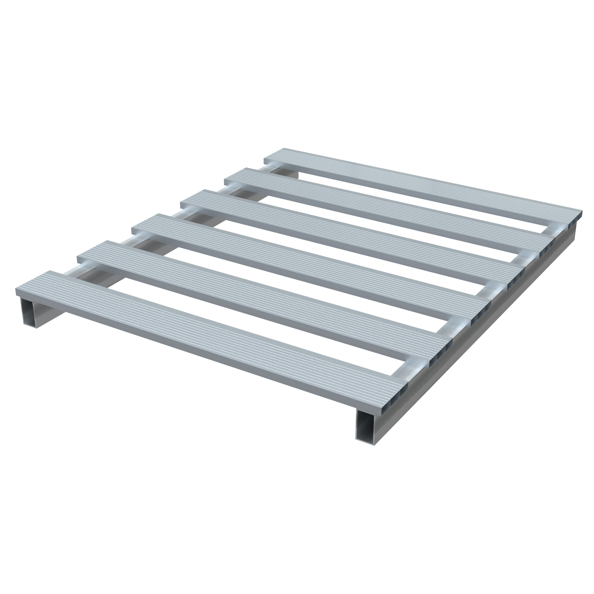 Vestil Aluminum Skid - 40in. x 48in., 4000 lb Capacity, Open Bottom ...