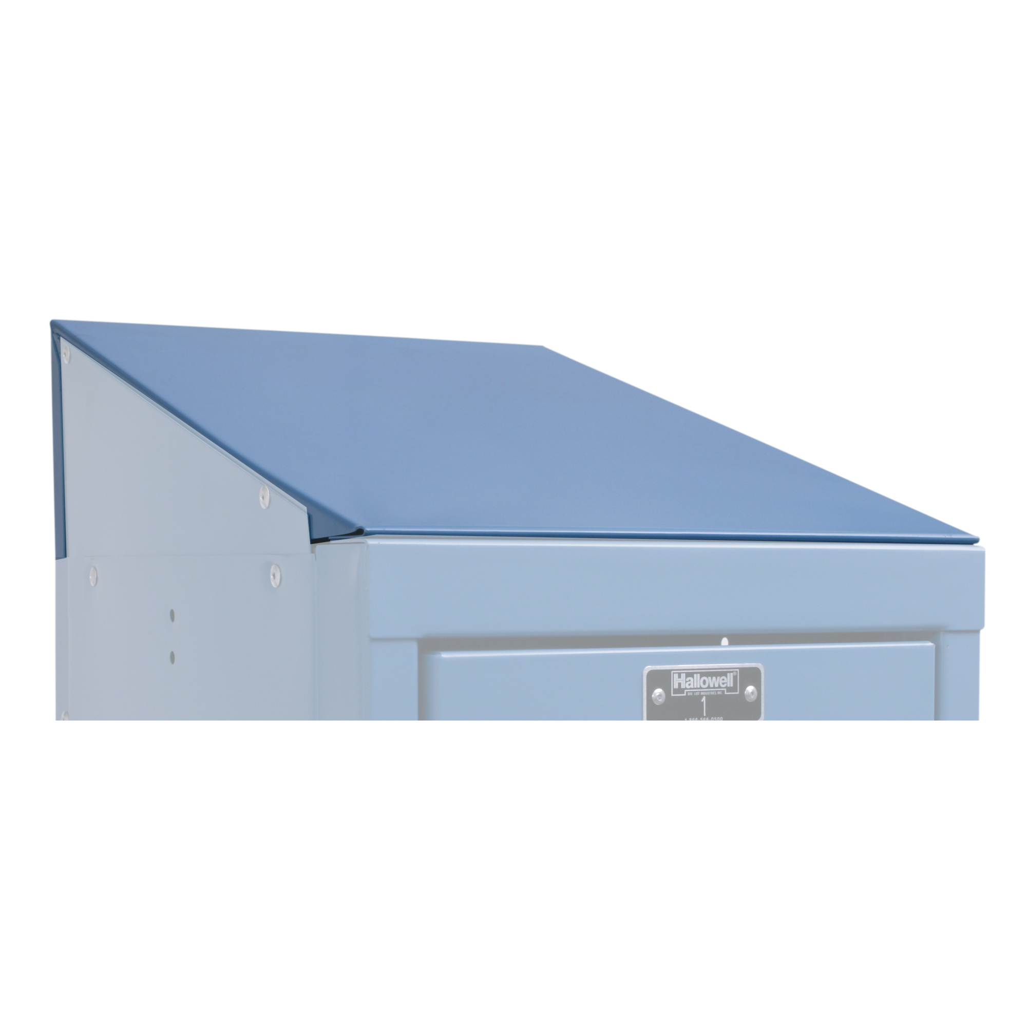 Hallowell, Individual Slope Top for locker, Height 6 in, Width 12 in ...