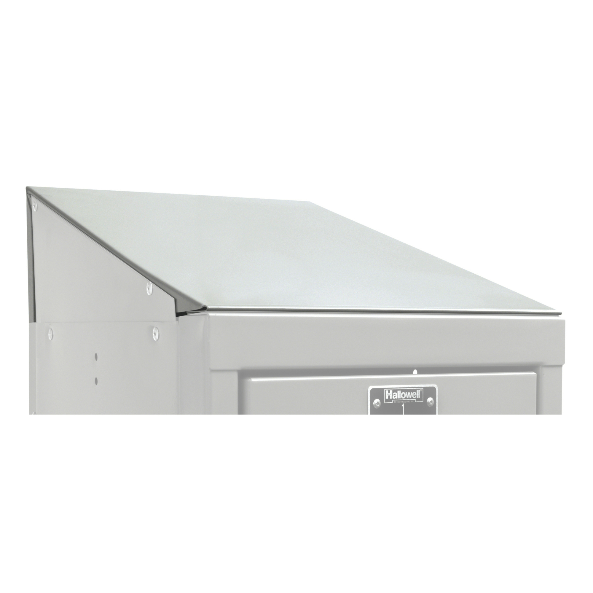 Hallowell, Individual Slope Top for locker, Height 6 in, Width 12 in ...