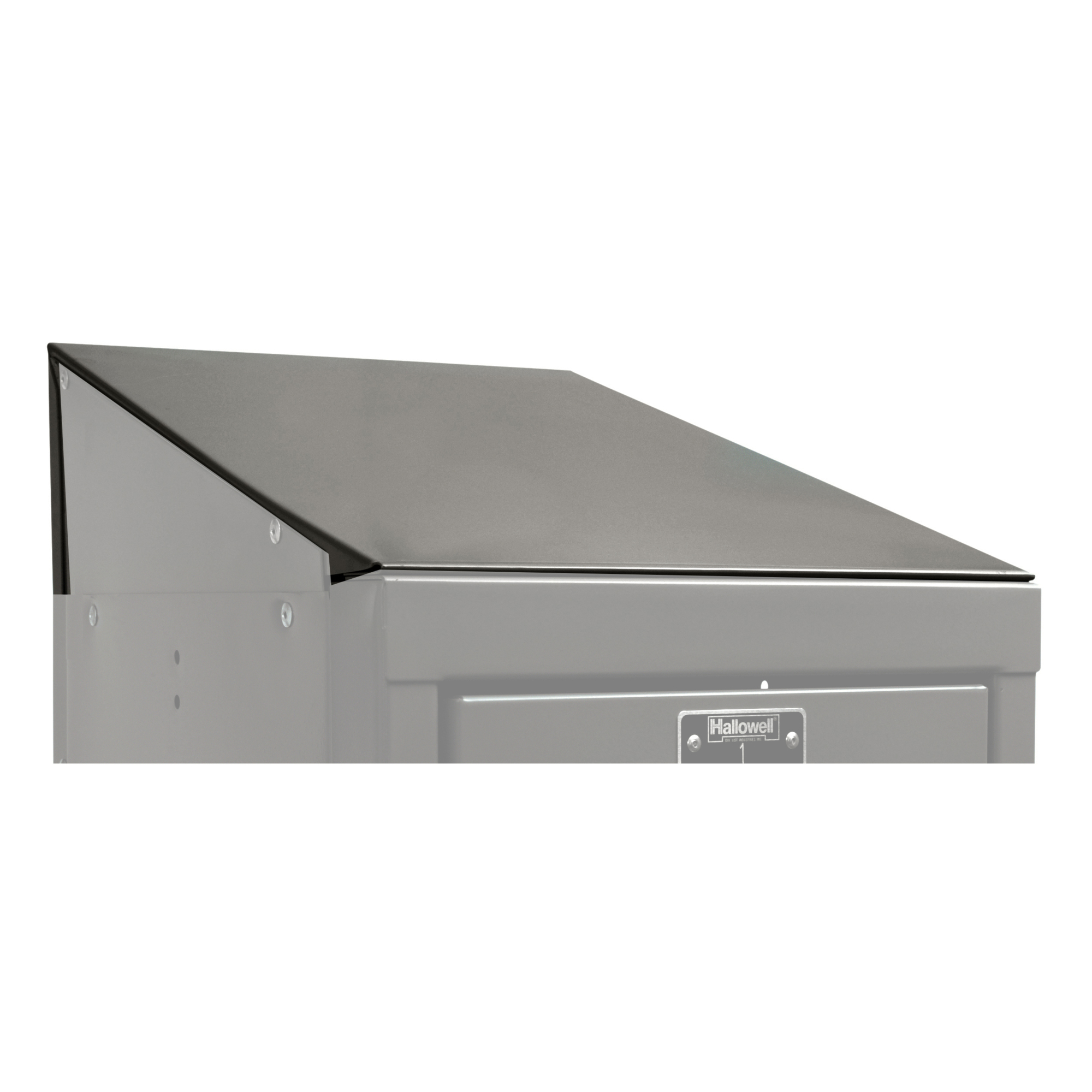 Hallowell, Individual Slope Top for locker, Height 6 in, Width 12 in ...