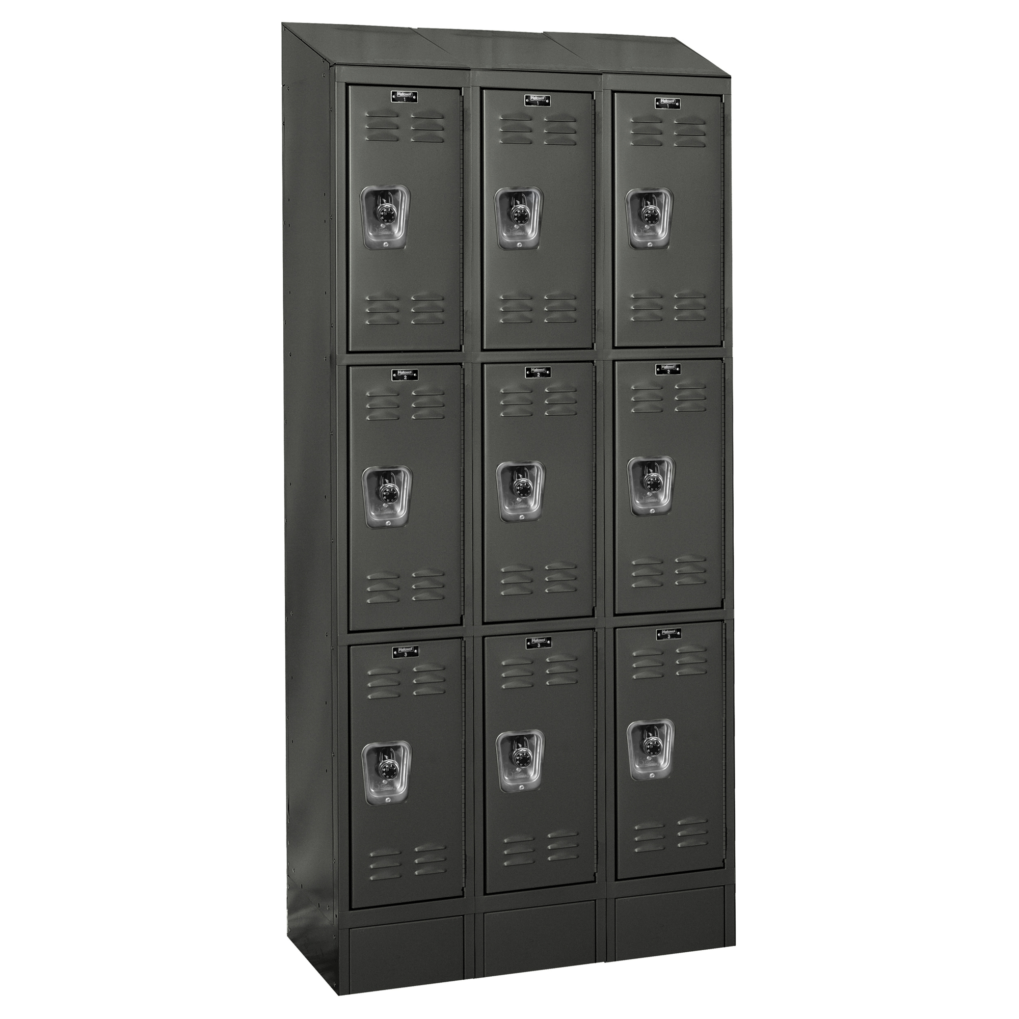 Hallowell, Triple Tier ReadyBuilt Locker, Height 83 in, Width 36 in ...