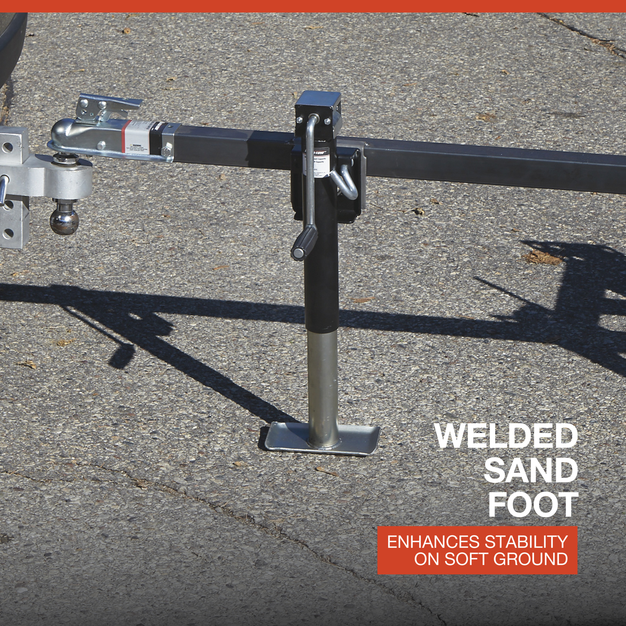 Ultra-Tow Snap Ring Sidewind Swivel Jack, 2000-Lb. Lift Capacity ...