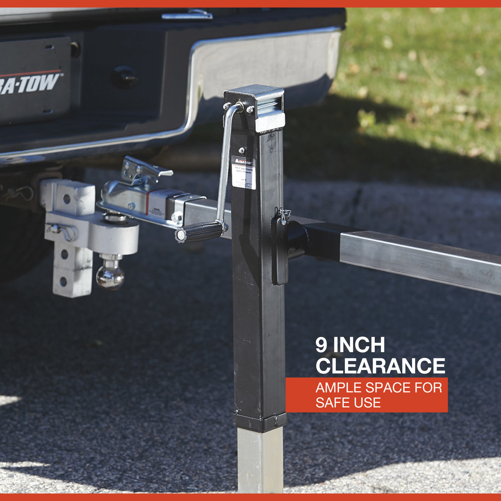 Ultra-Tow Sidewind Square Tube-Mount Jack, 5000-Lb. Lift Capacity ...