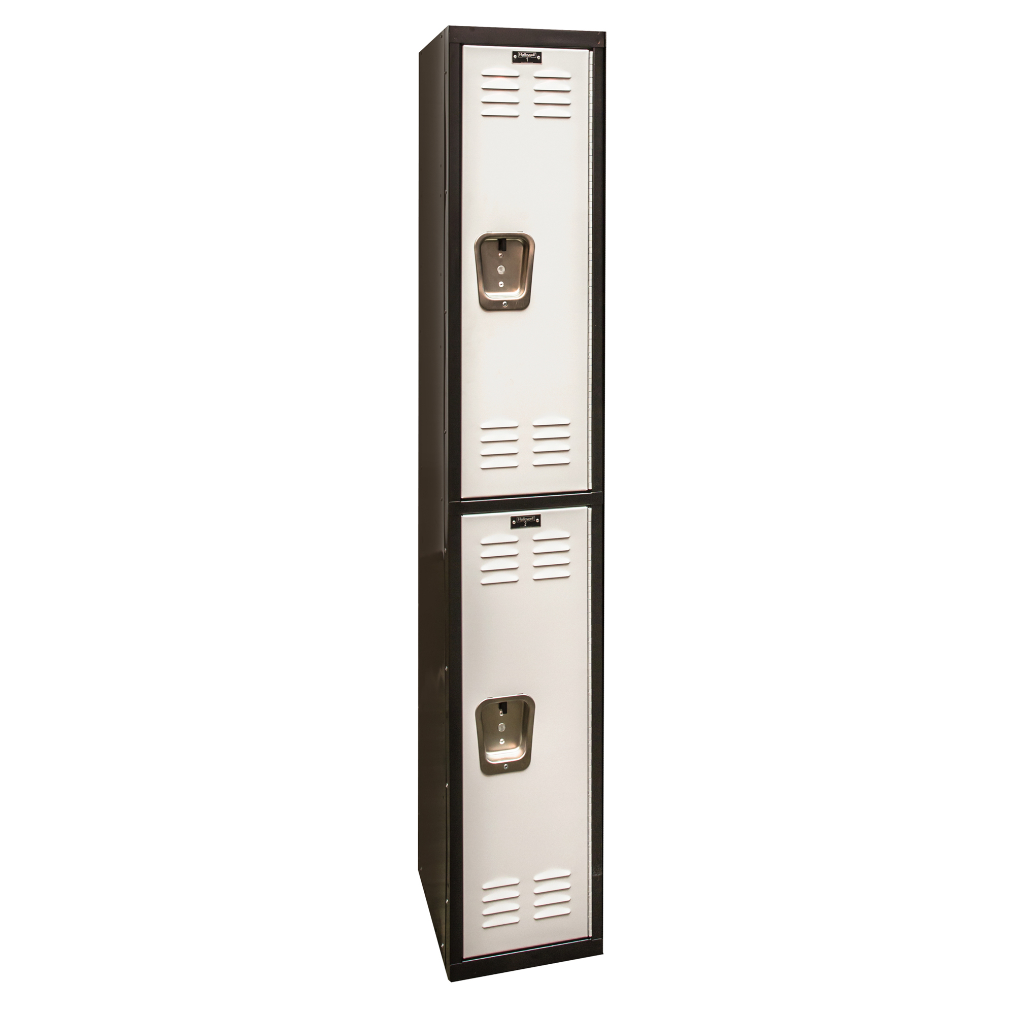Hallowell, Double Tier Black Tie Locker, Height 72 in, Width 12 in ...