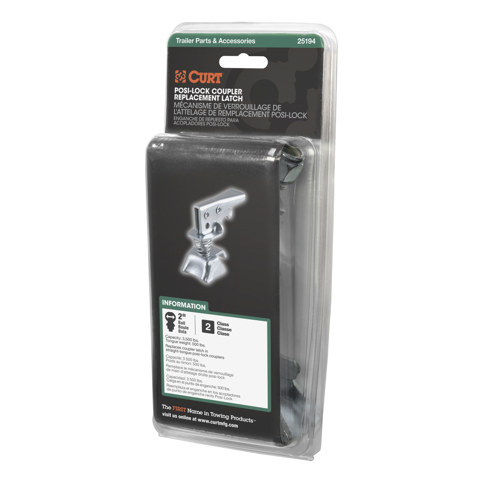 Curt Manufacturing 2in. Posi-Lock Coupler Replacement Latch for ...