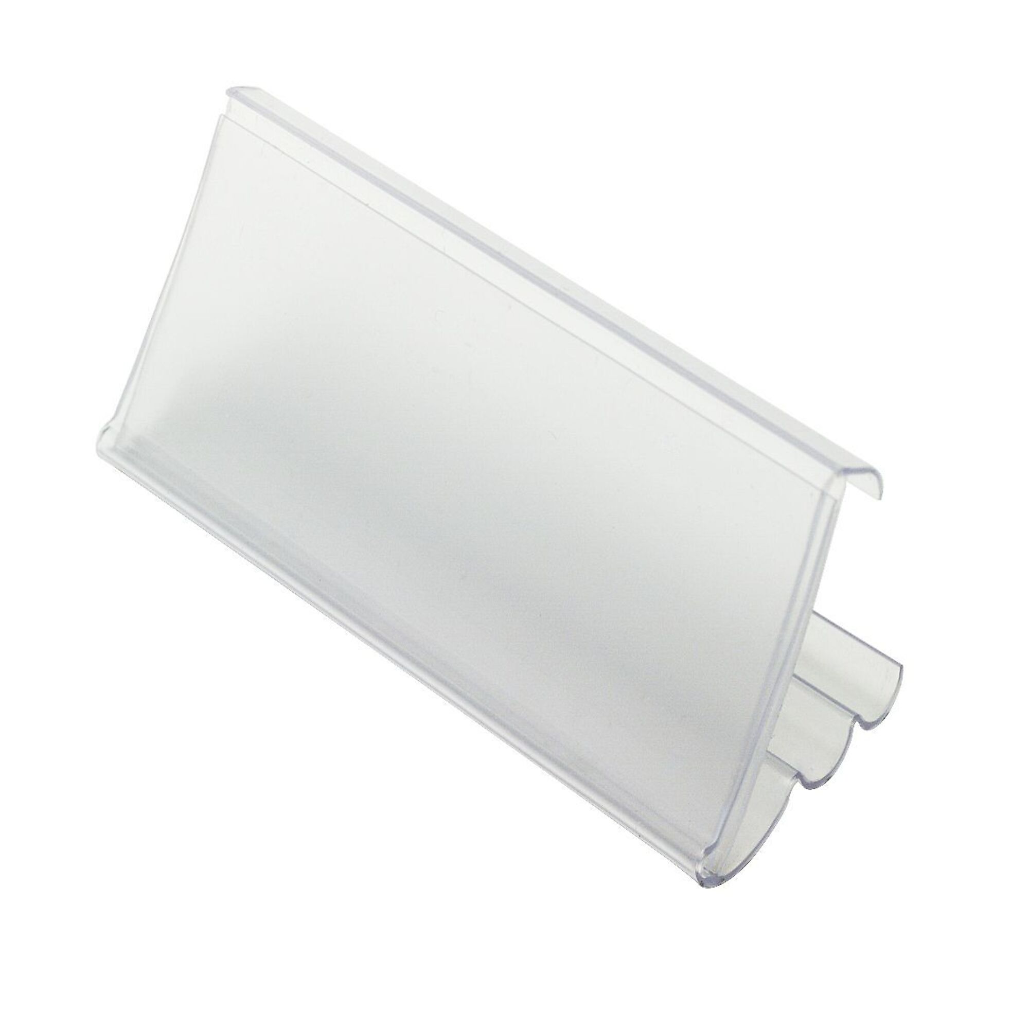 Quantum 3in. Clear Angled Label Holder, Model# LHA3C | Northern Tool