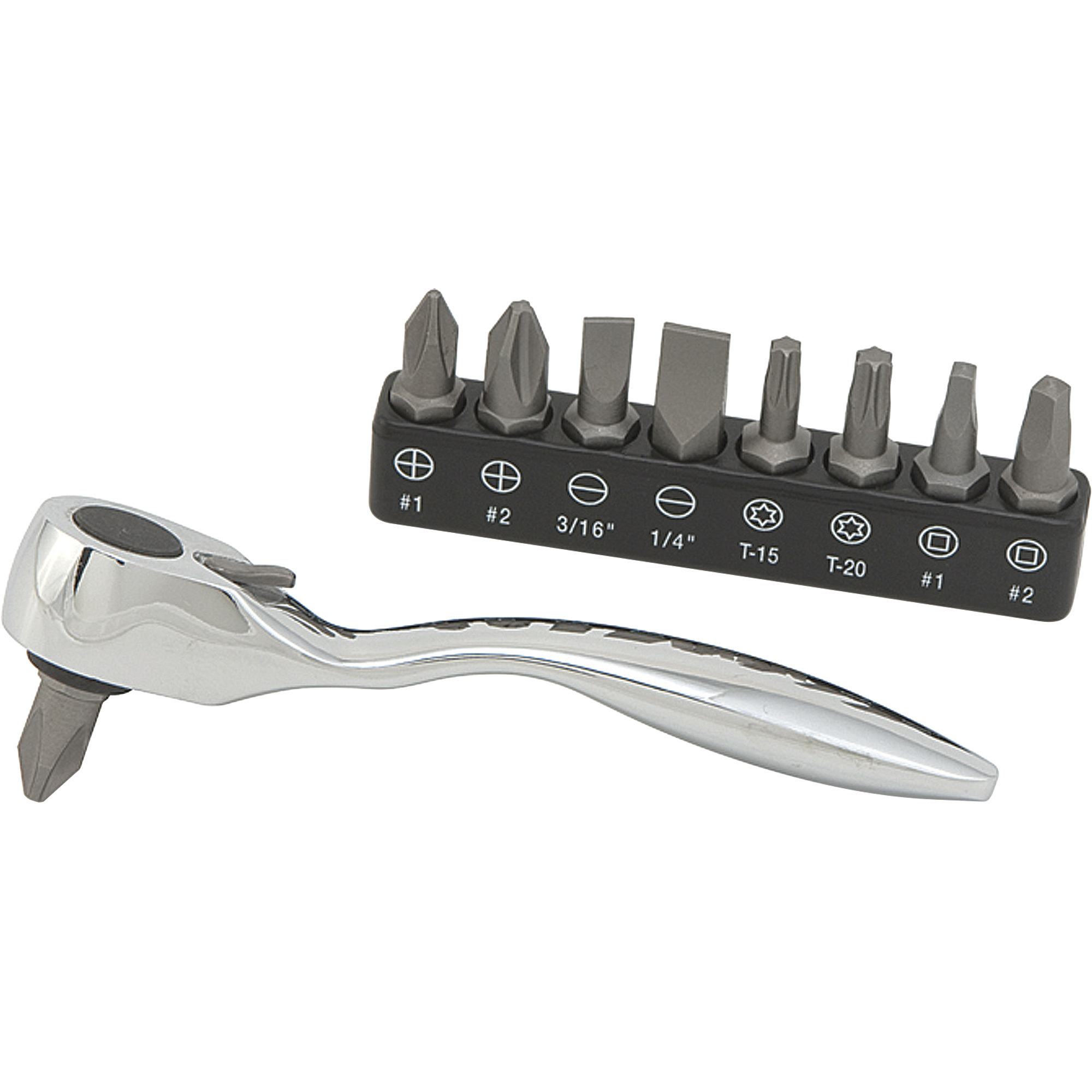 Klutch 11-Pc. Offset Micro Bit Driver Set, 1/4in. Drive | Northern Tool