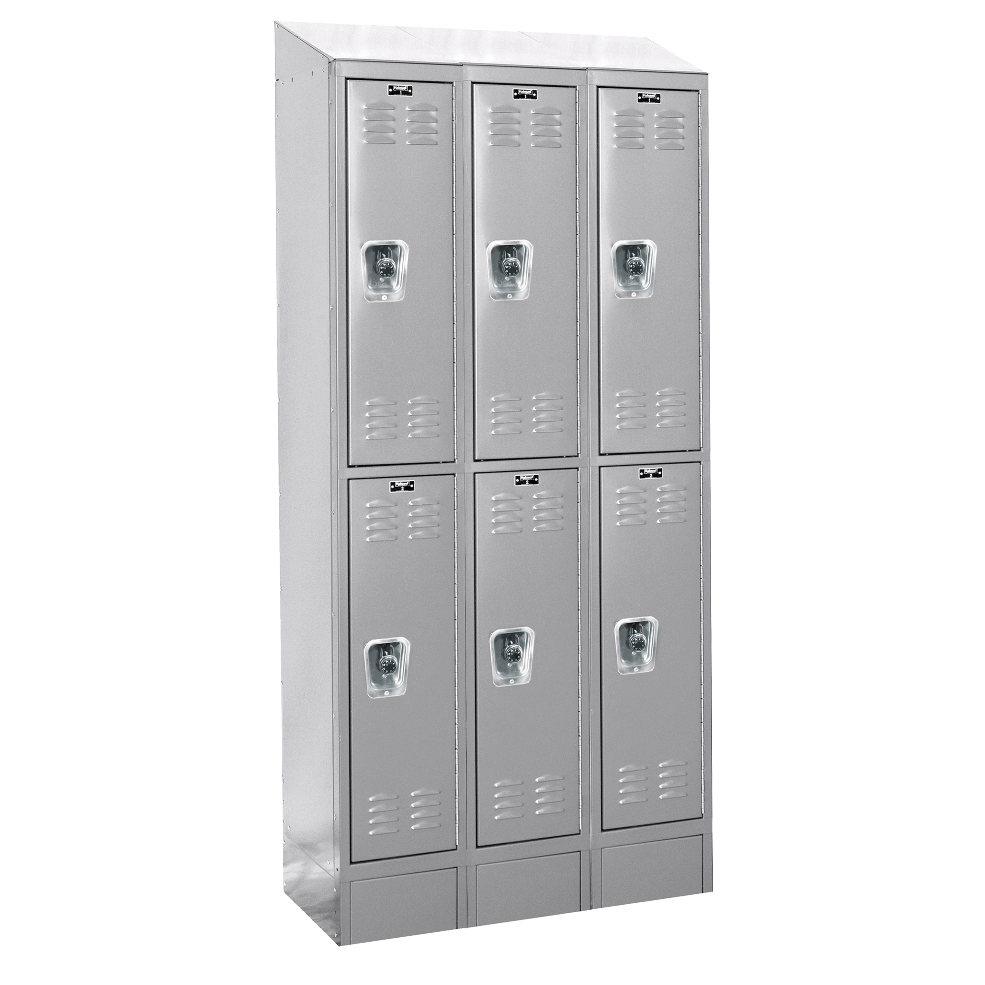 Hallowell, Double Tier ReadyBuilt Locker, Height 82 in, Width 36 in ...