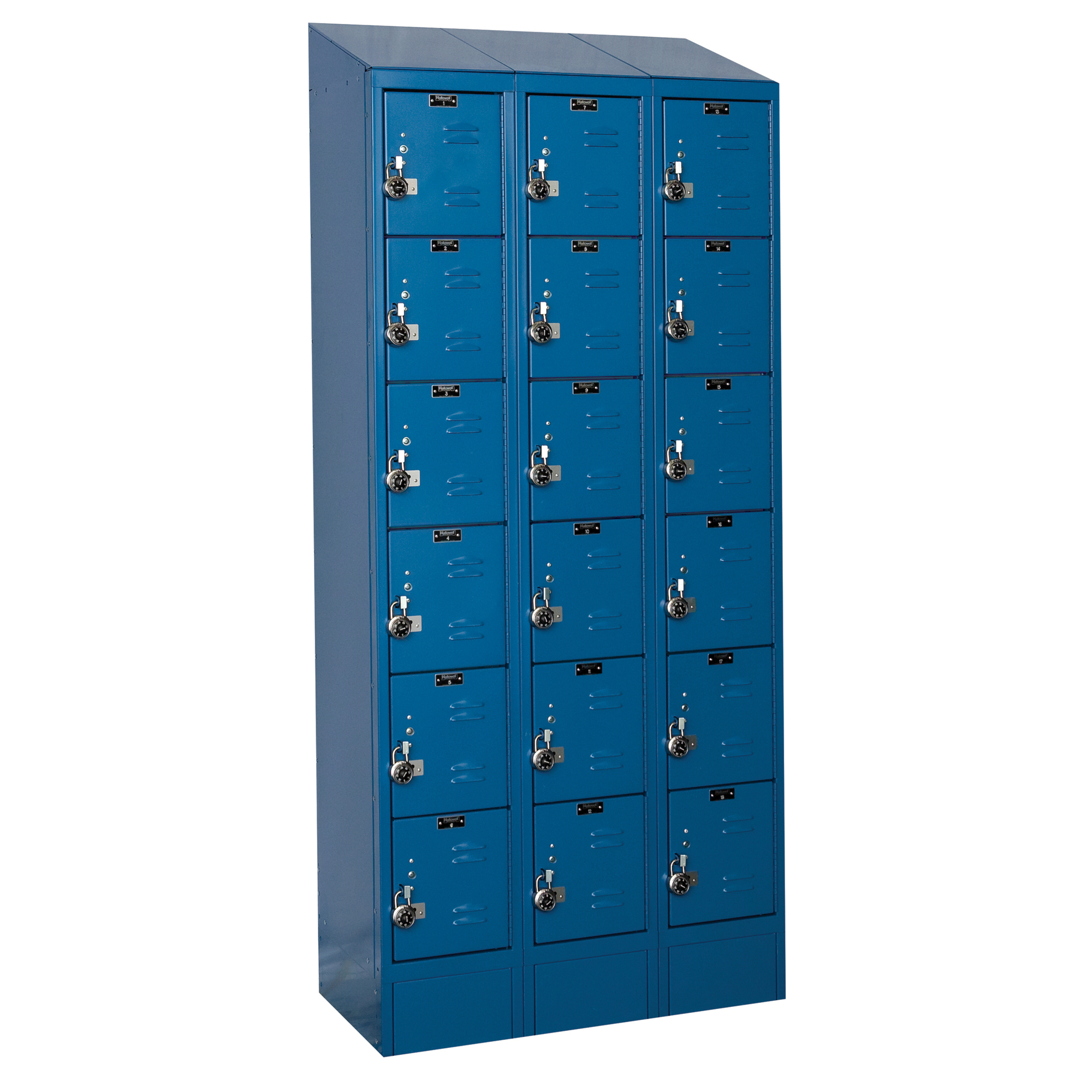 Hallowell, Six Tier ReadyBuilt Locker, Height 82 in, Width 36 in, Color ...