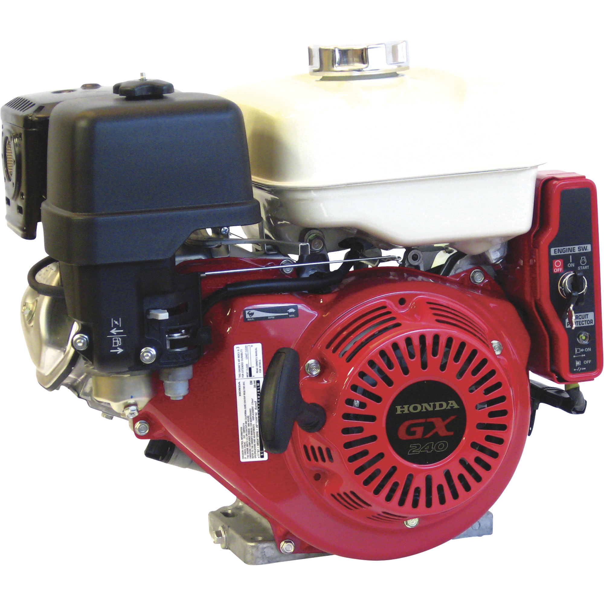 Honda Horizontal OHV Engine — 270cc, GX240 Series, Model# GX240UT2XQAR2 ...