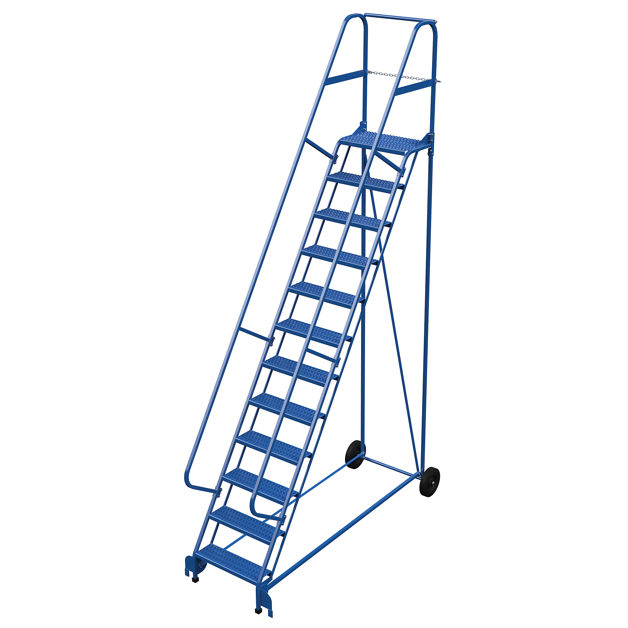 Vestil Grip Strut Folding Ladder - 12 Steps, 156in. Overall Height ...