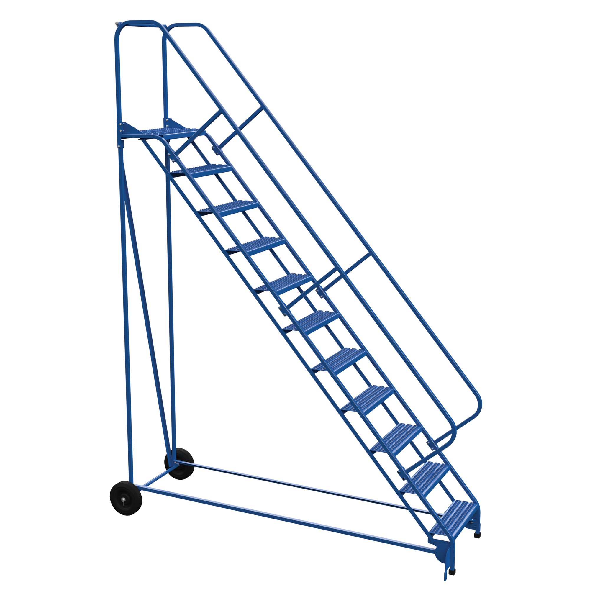 Vestil Grip Strut Folding Ladder - 11 Steps, 140in. Overall Height ...
