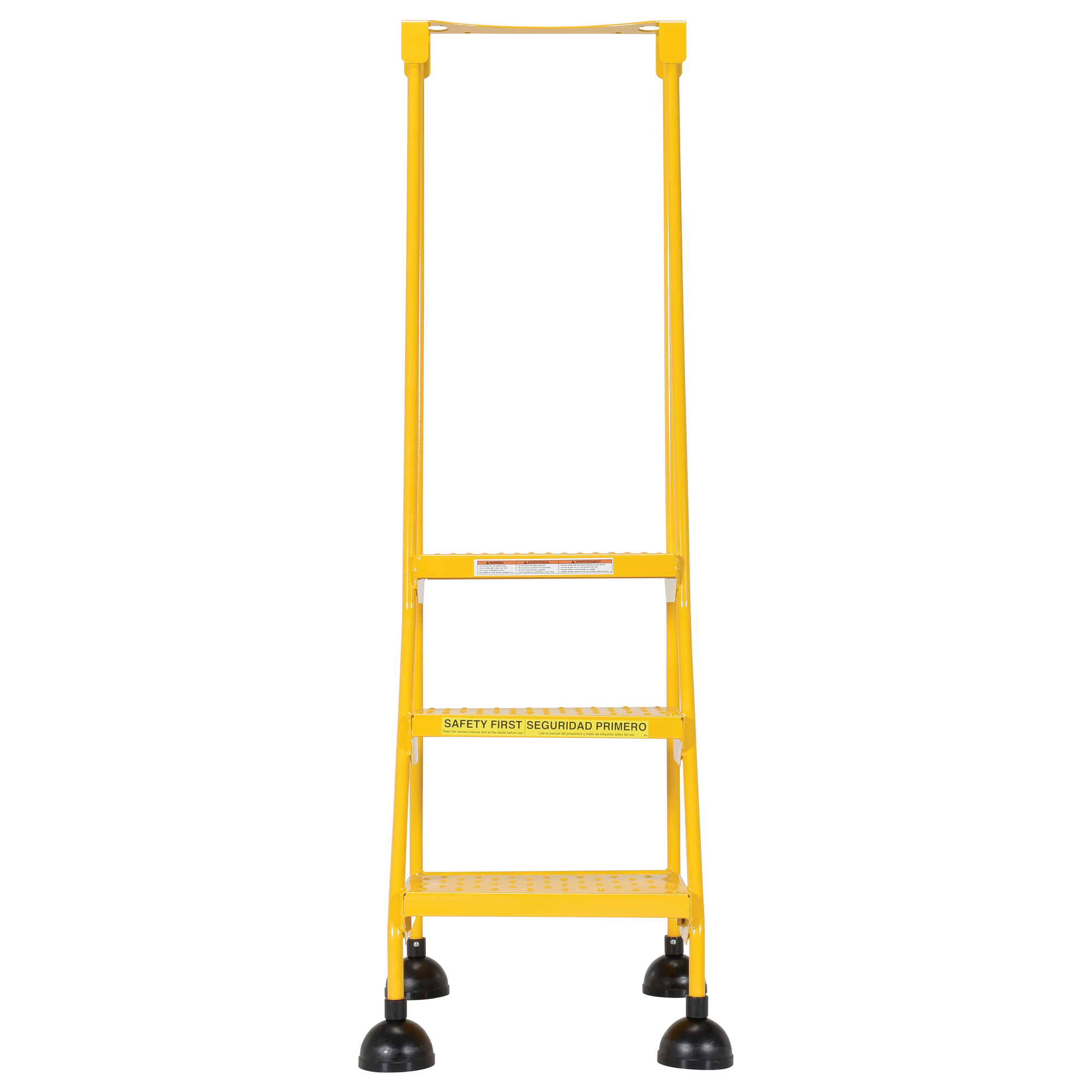 Vestil, 3 Step perforated spring loaded ladder, Overall Height 63.438 ...