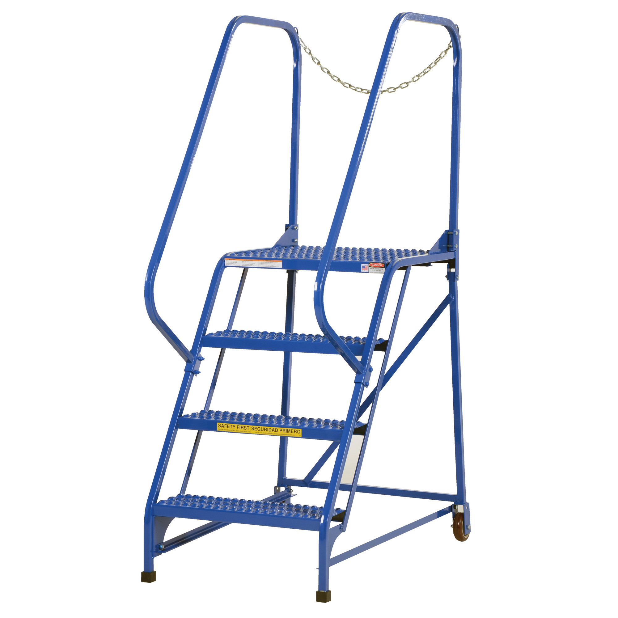 Vestil, 4 Step grip strut maintenance ladder, Overall Height 70 in ...