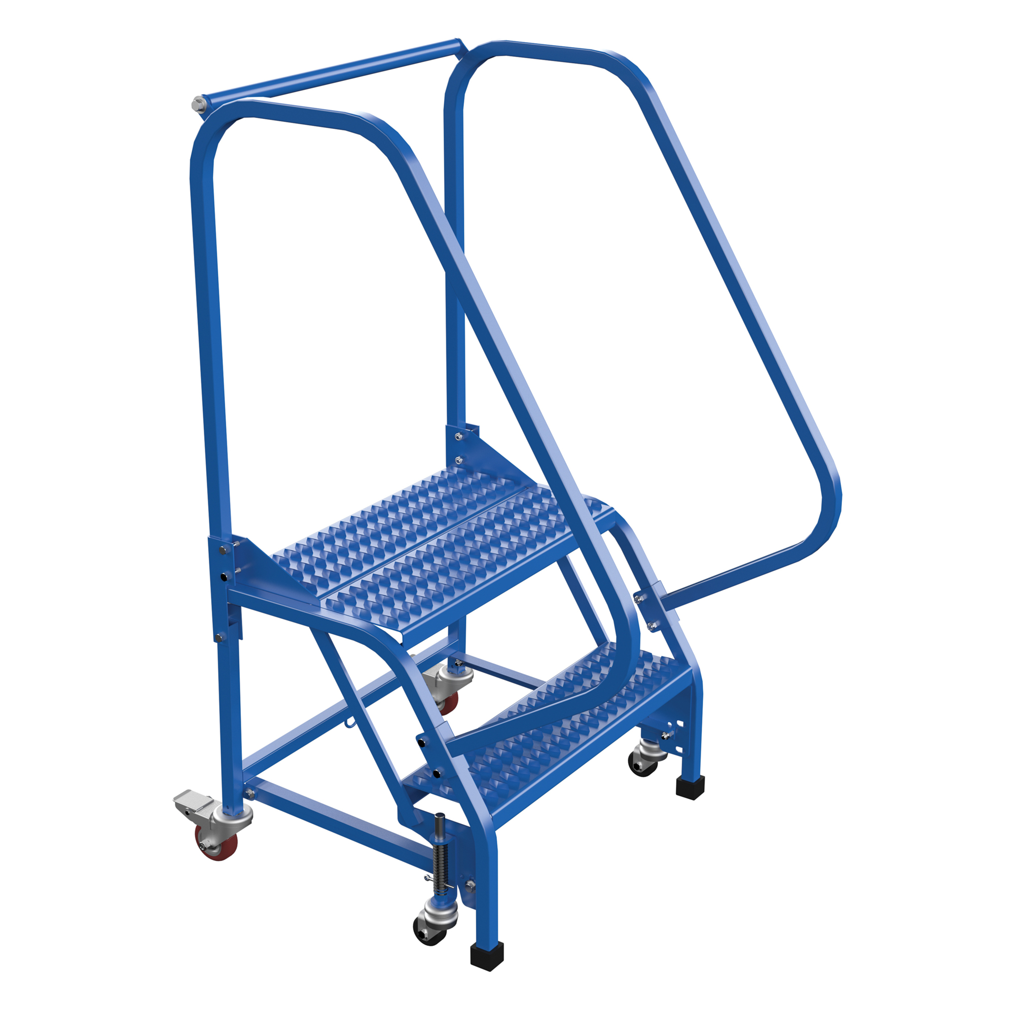 Vestil, 2 Step grip strut warehouse ladder, Overall Height 50 in, Steps ...