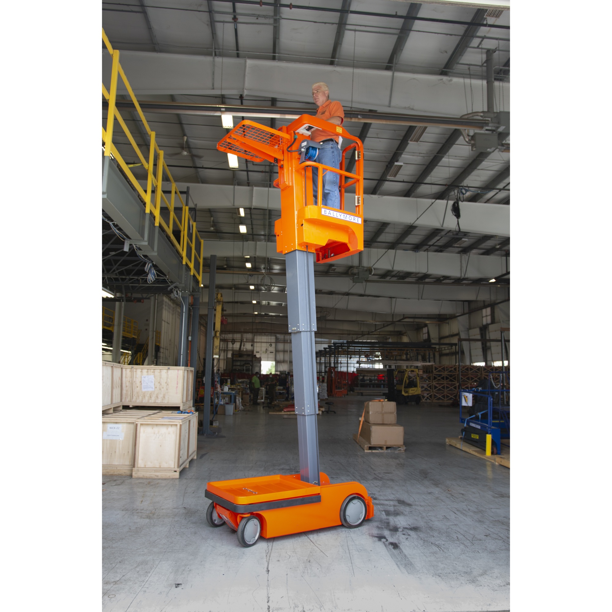 Ballymore, Stocking Lift 16ft. Working Height, Capacity 500 lb, Working ...
