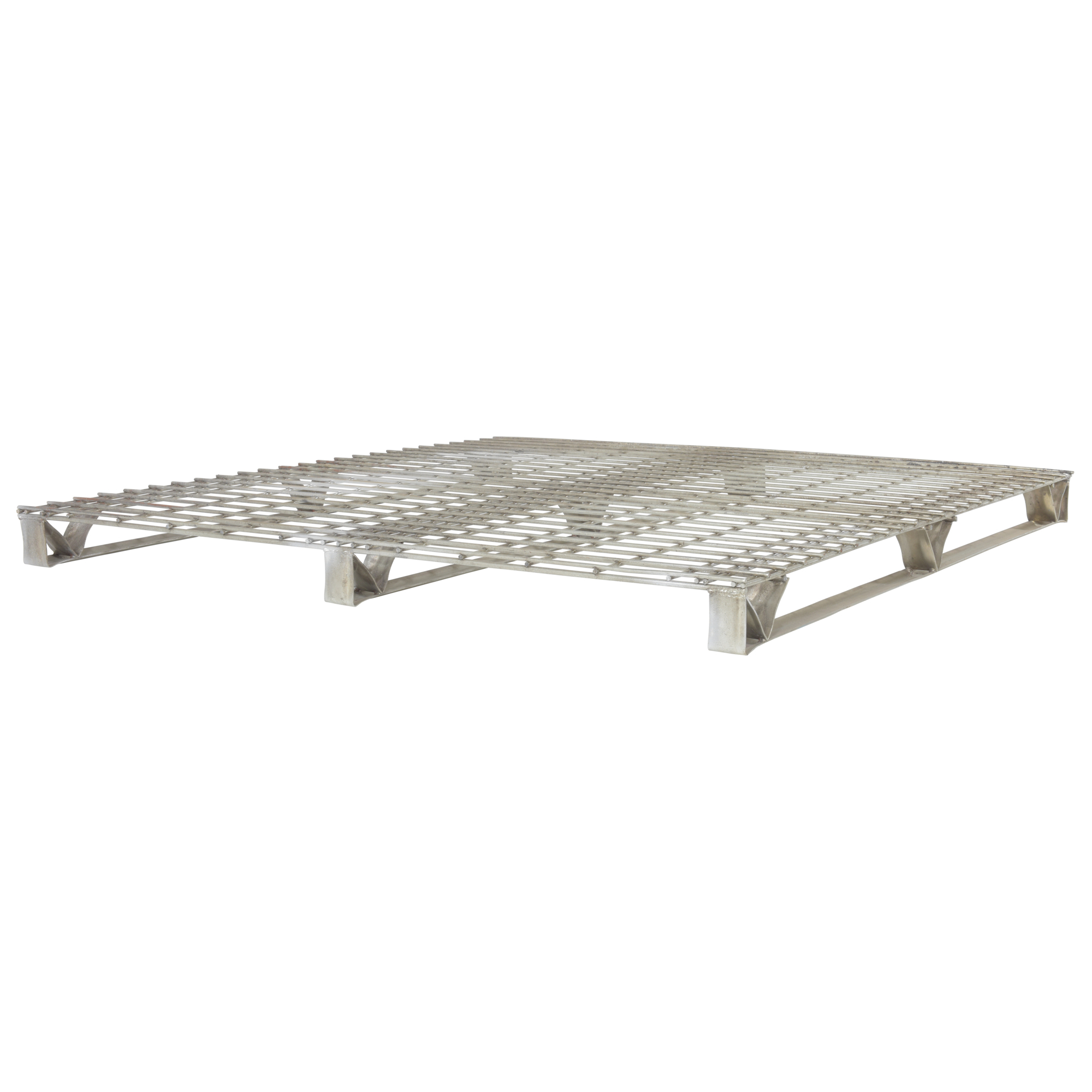 Vestil, GALVANIZED WELDED WIRE PALLET 48 X 48 Length 48 in, Width 48 in ...