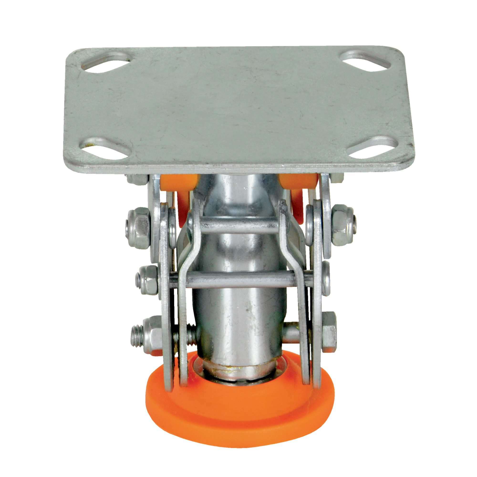 Vestil, FLOOR LOCK STEEL/POLY 4-5/8 TO 5-3/4in., Retracted Height 4.625 ...