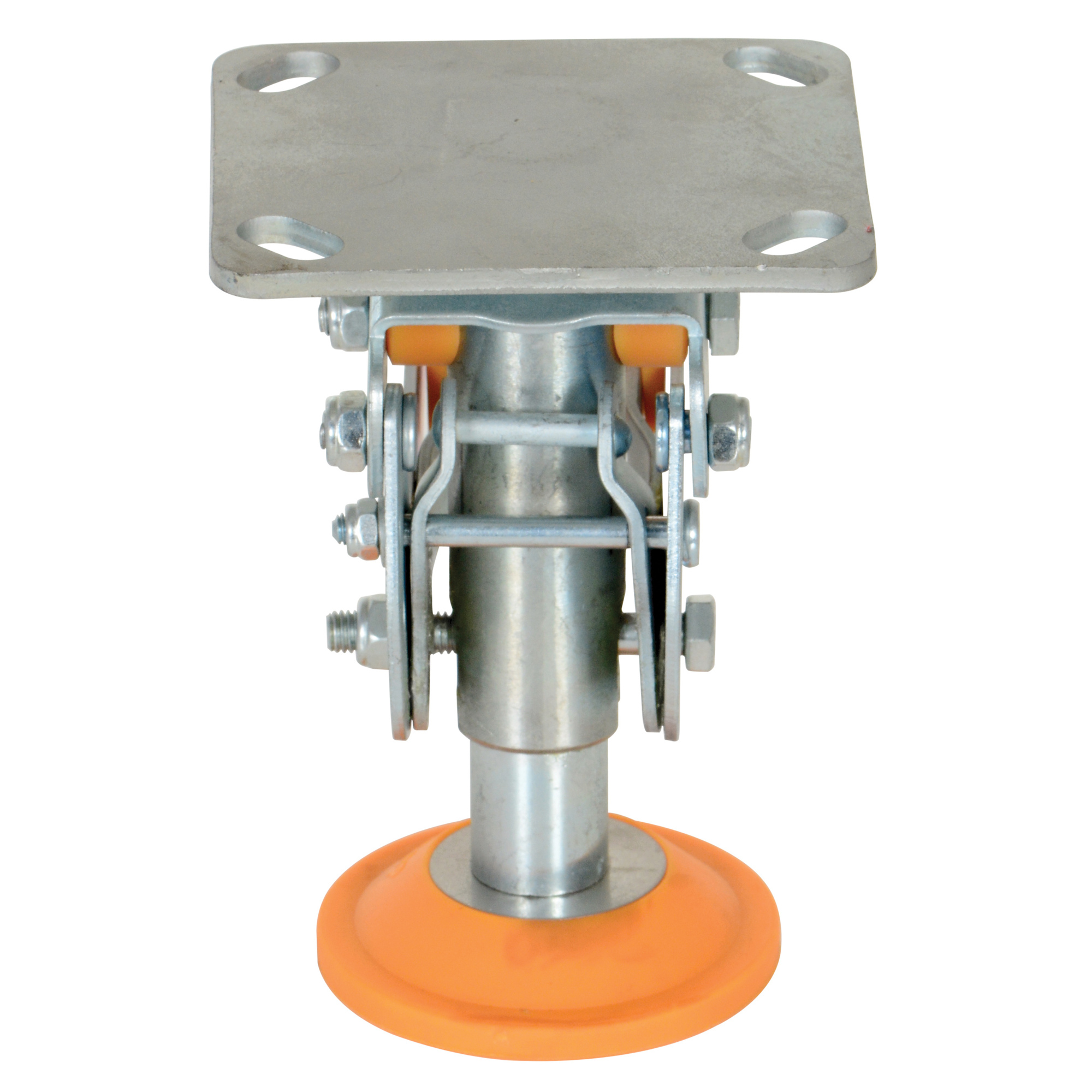 Vestil, FLOOR LOCK STEEL/POLY 6-9/16 TO 7-5/8in., Retracted Height 6. ...