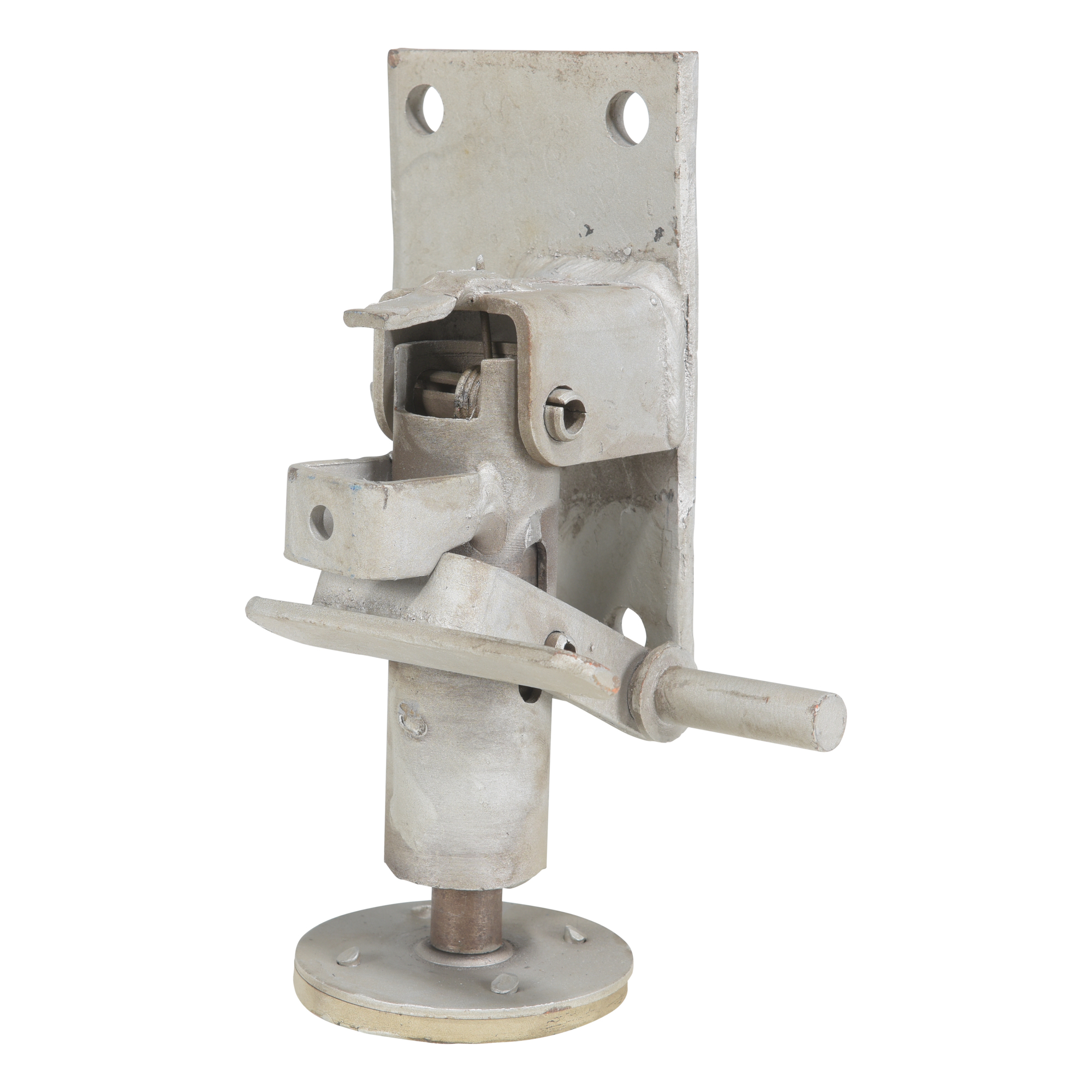 Vestil Steel Floor Lock - 7in. to 8in. Height, Spring-Loaded Pad ...