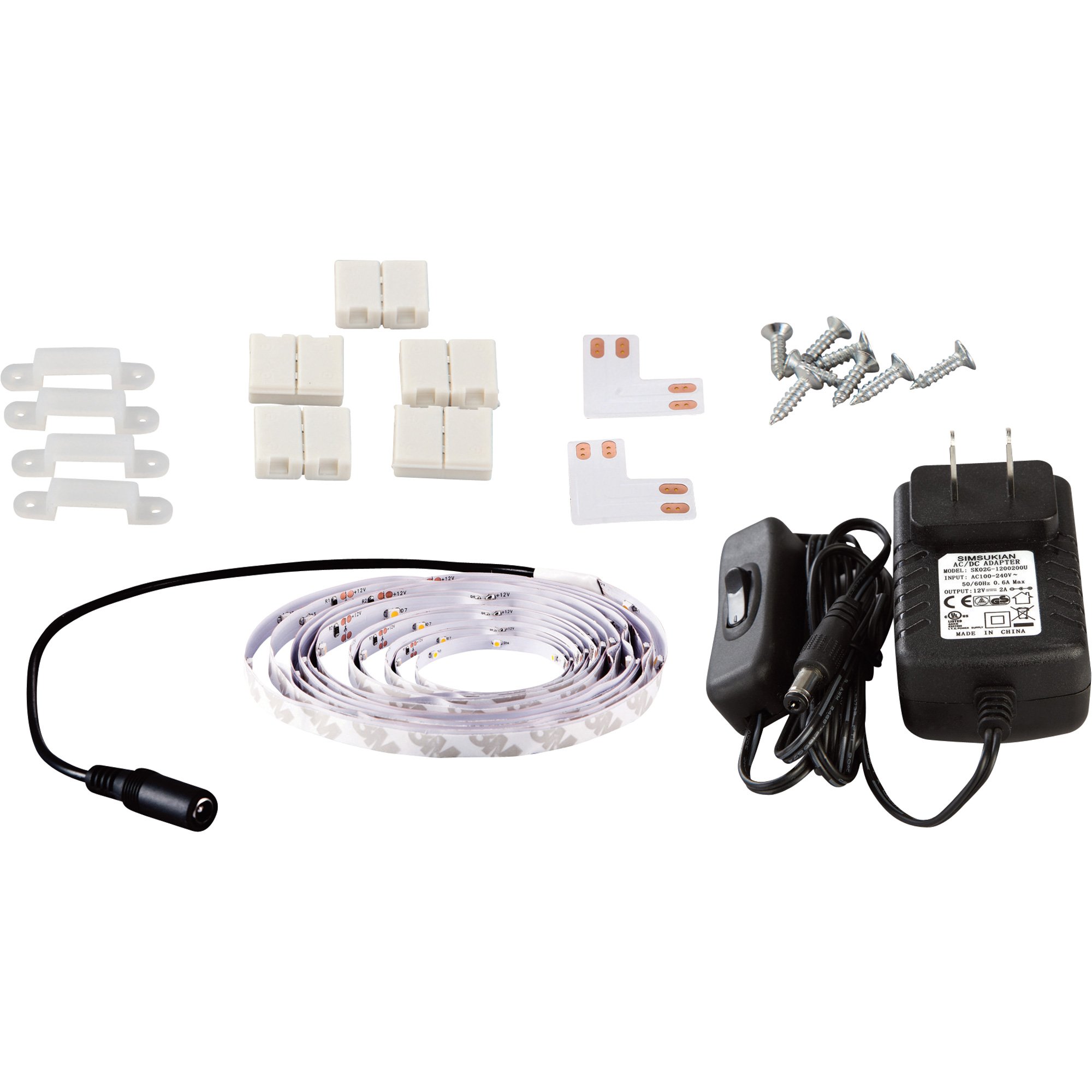 Canarm LED Undercabinet Tape Light Kit ï¿½ 5 Meters (16.4ft.), 600 ...