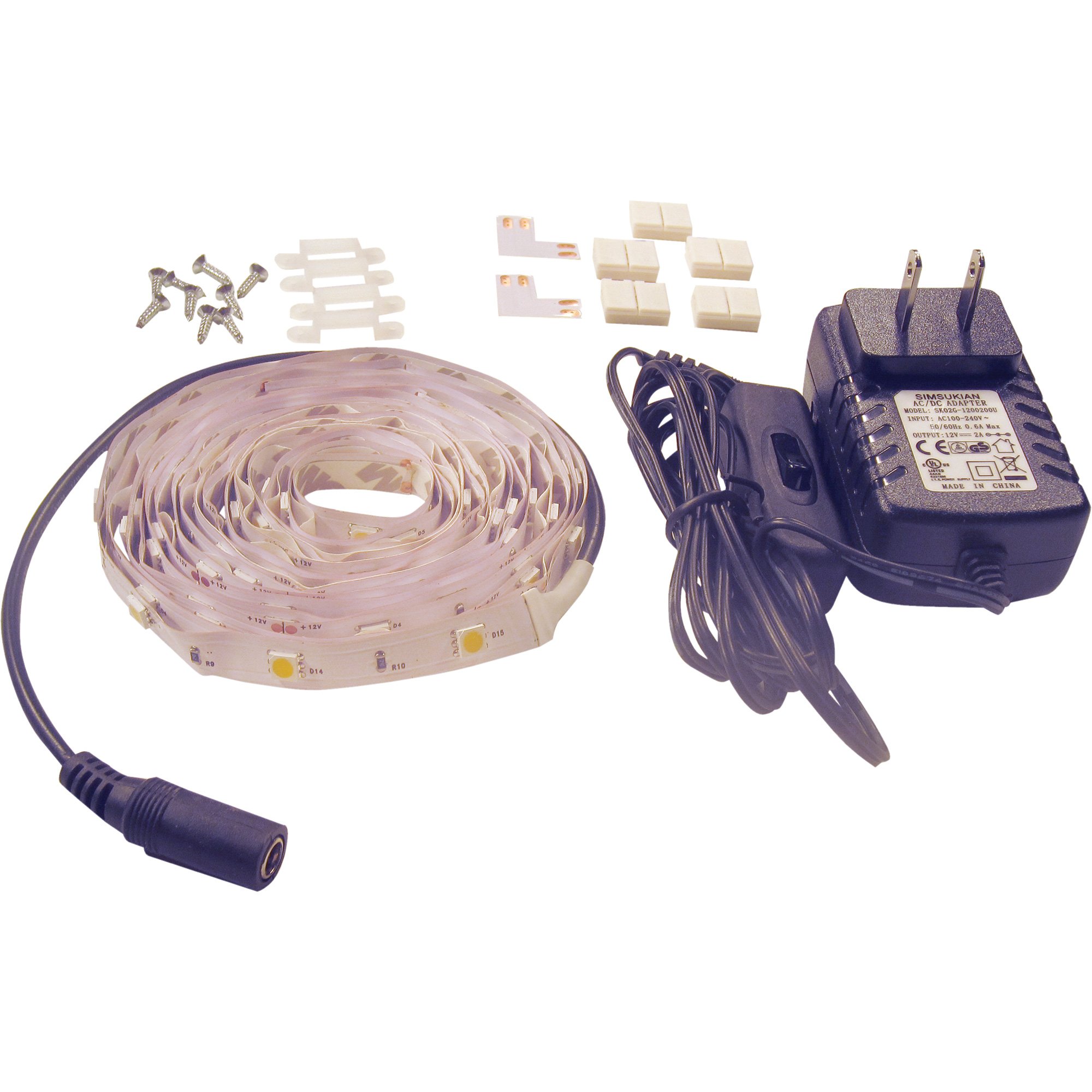 Canarm LED Undercabinet Tape Light Kit — 3 Meters (9.843ft.), 610 ...