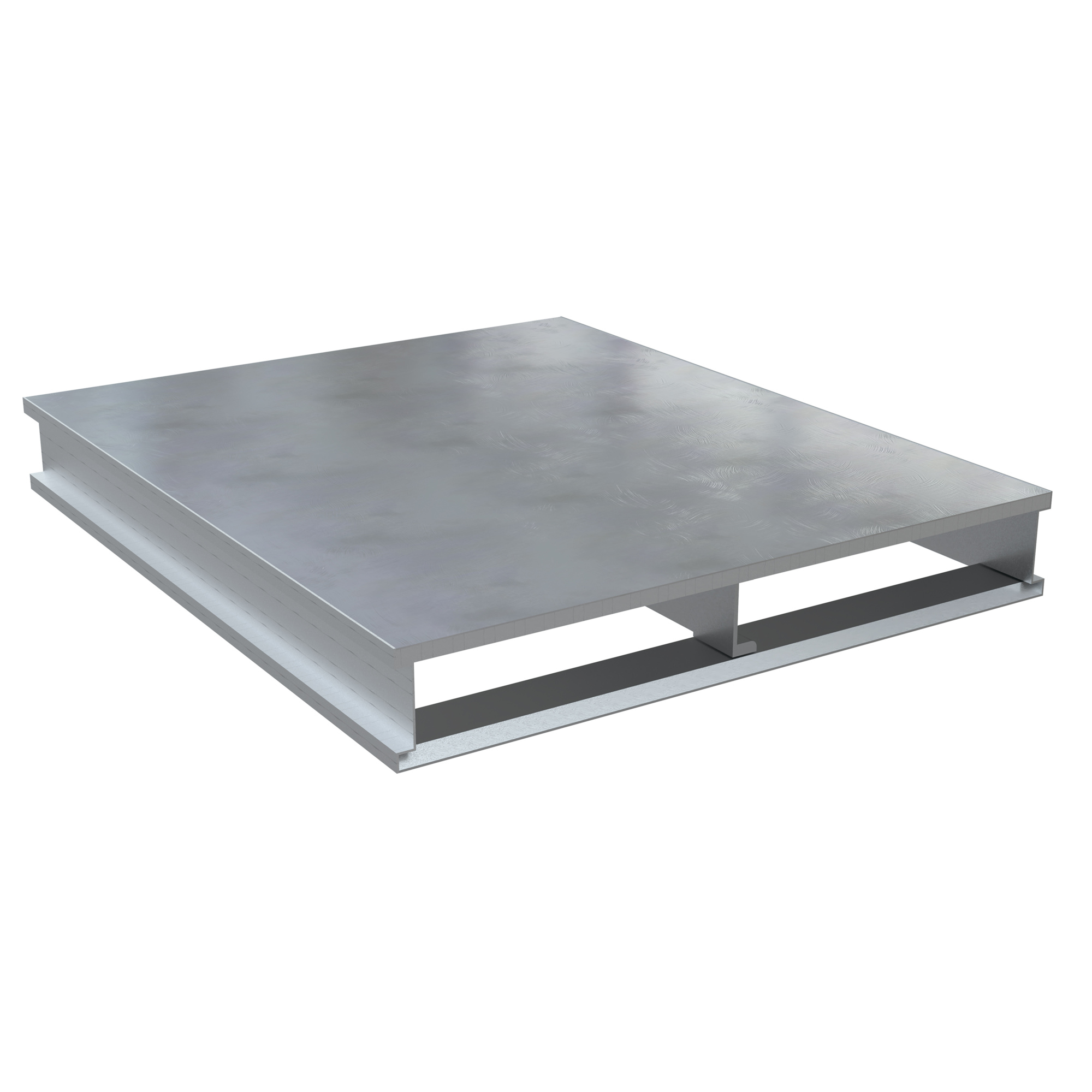 Vestil Aluminum Pallet - Solid Top, 48in. x 42.125in. x 6in., 6000 lb ...