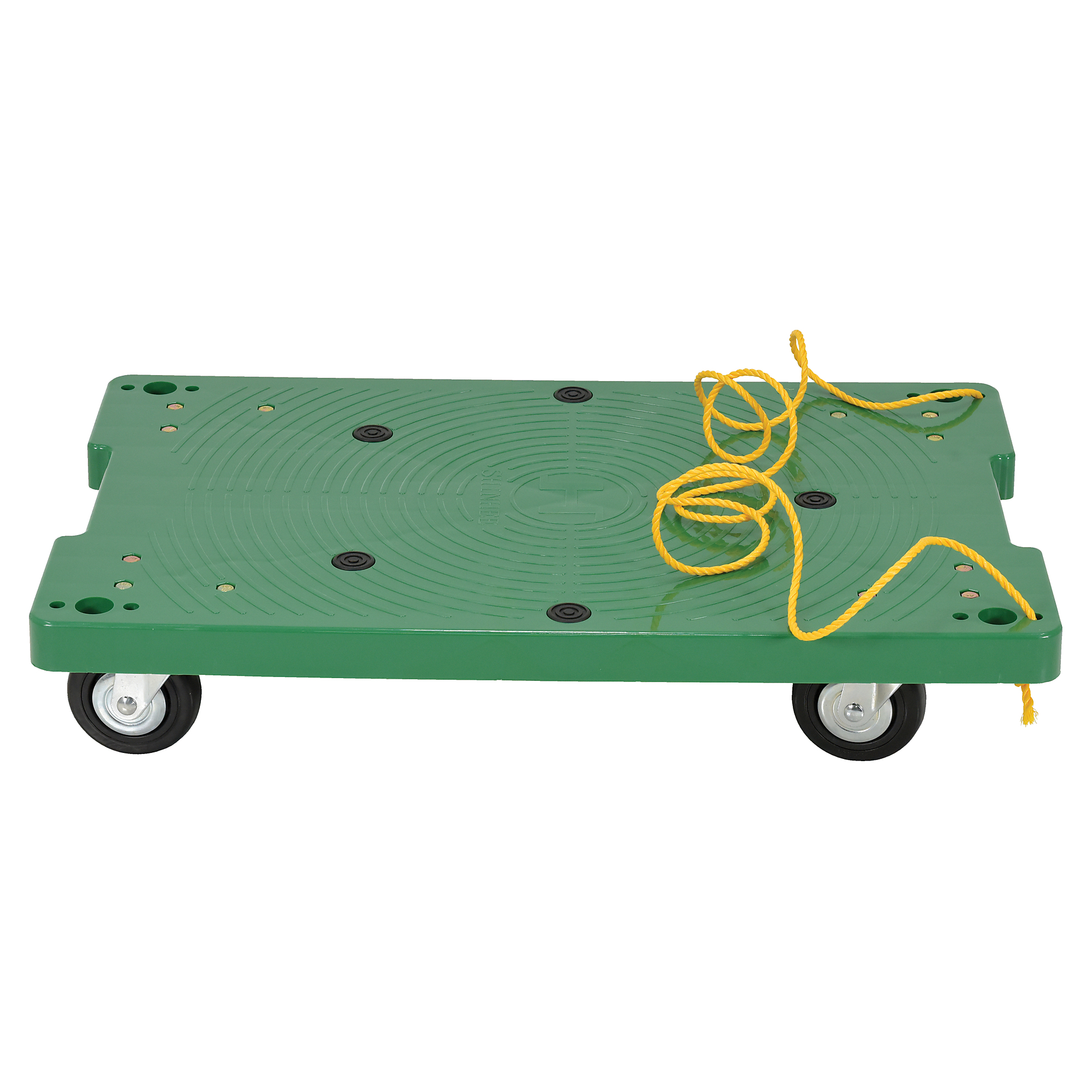 Vestil, PLASTIC DOLLY W/PULL ROPE 30X18in. 500LB, Length 30 in, Width ...
