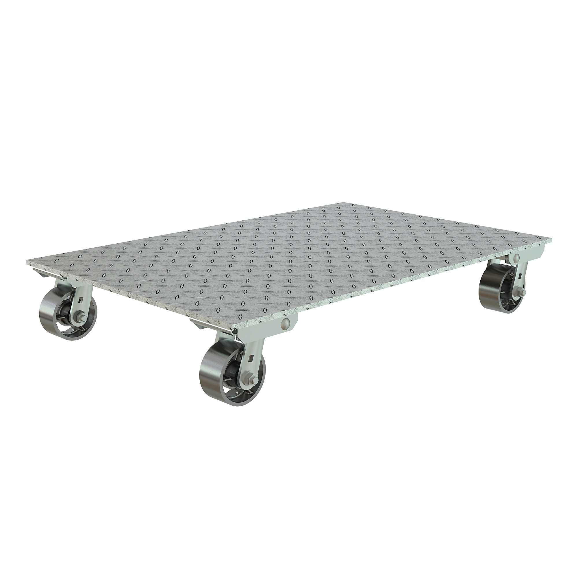 Vestil Aluminum Dolly - 36in. x 24in., 2800-Lb. Capacity, Steel Wheels ...