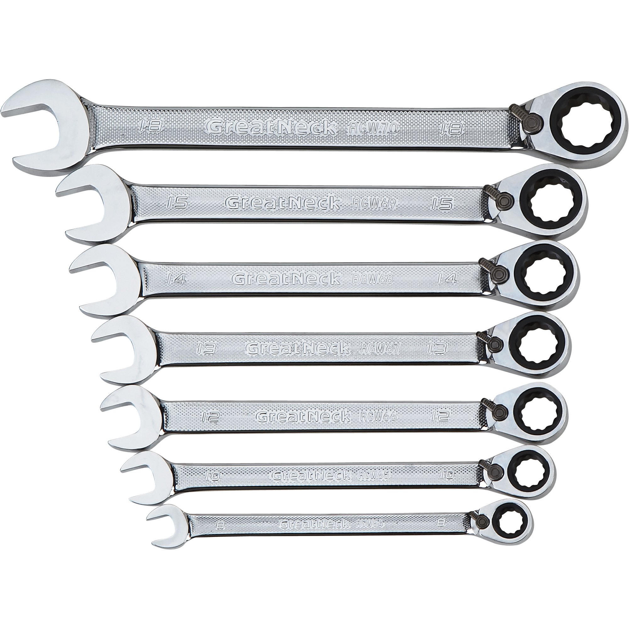 Great Neck Metric Reversible Ratcheting Wrench Set — 7-Pc. | Northern Tool