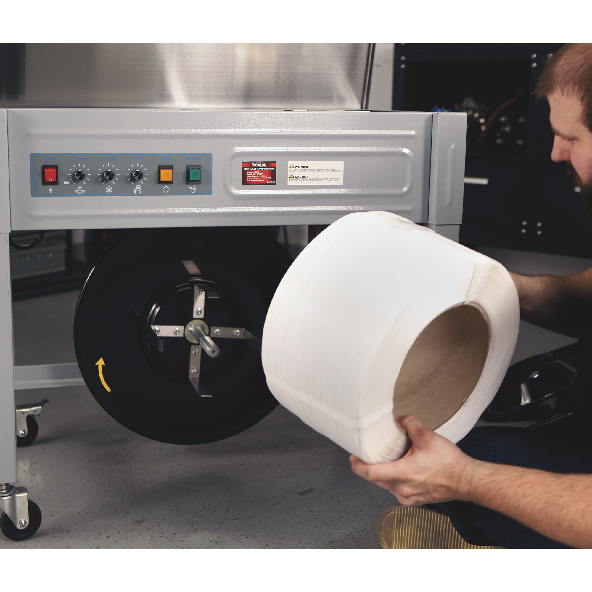 Ironton 1/2In. Poly Strapping, 4,500Ft. Roll, 8In. x 8In. Core ...