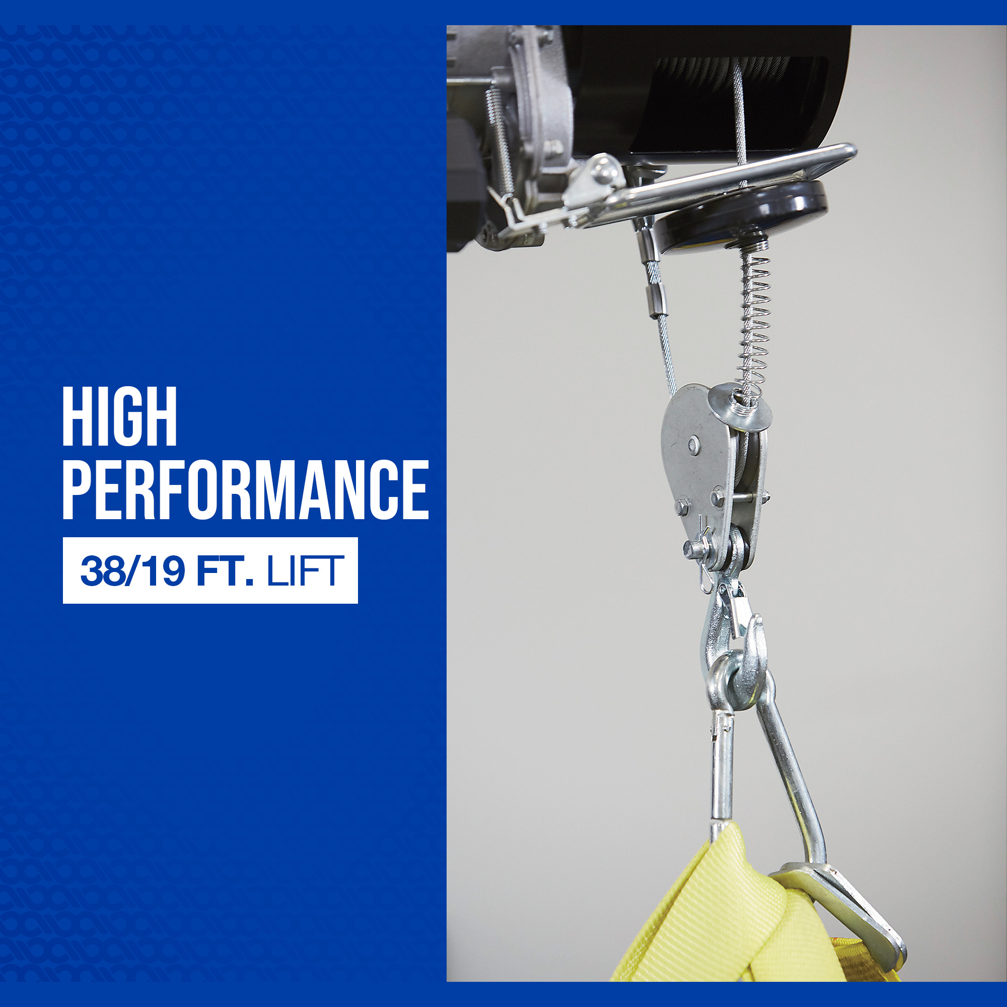 Strongway Electric Cable Hoist, 880-lb. Single-Line Capacity/1760-Lb ...