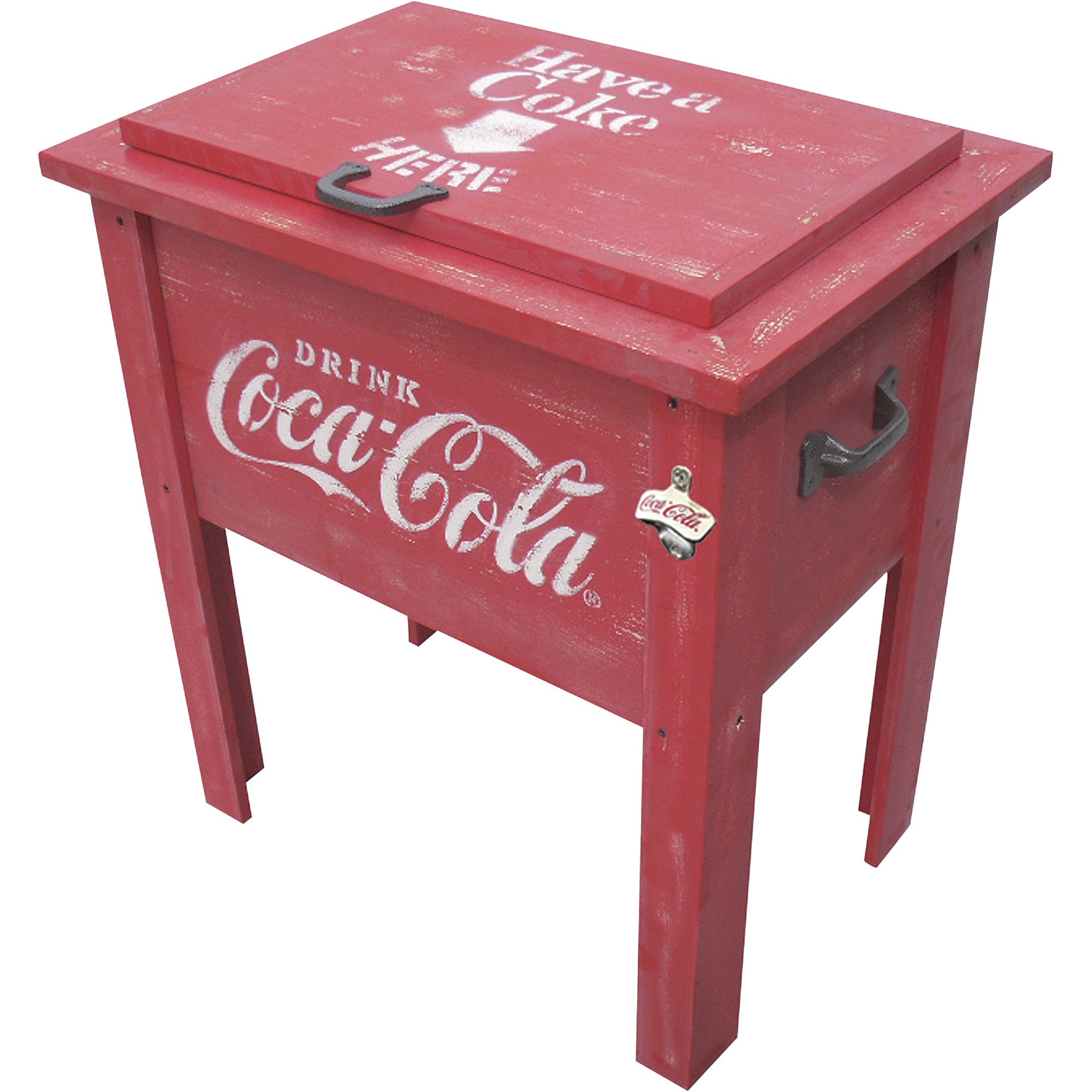 54-Qt. Coca-Cola Barn Wood Board Country Cooler | Northern Tool