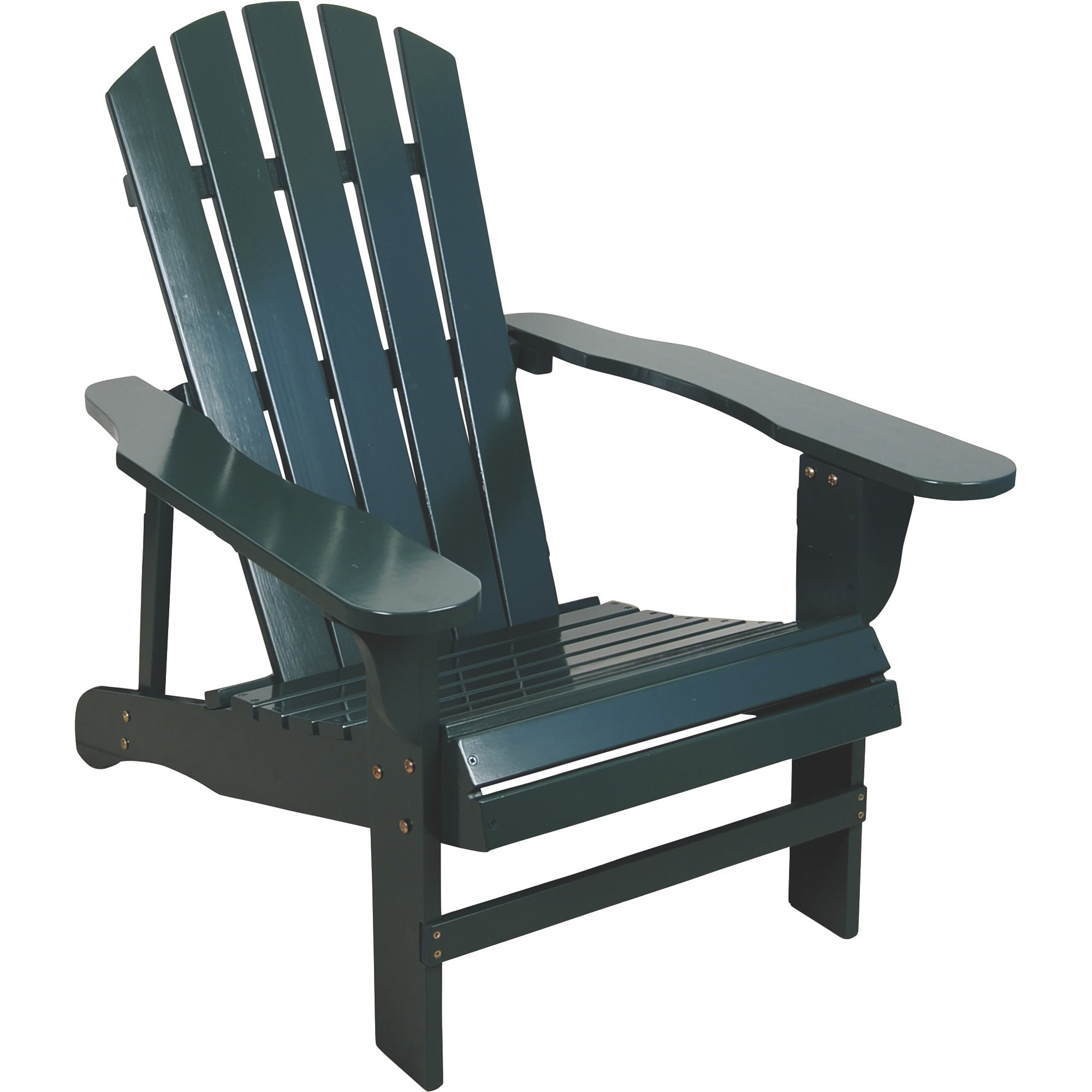 Classic Painted Wood Adirondack Chair — Green | Northern Tool